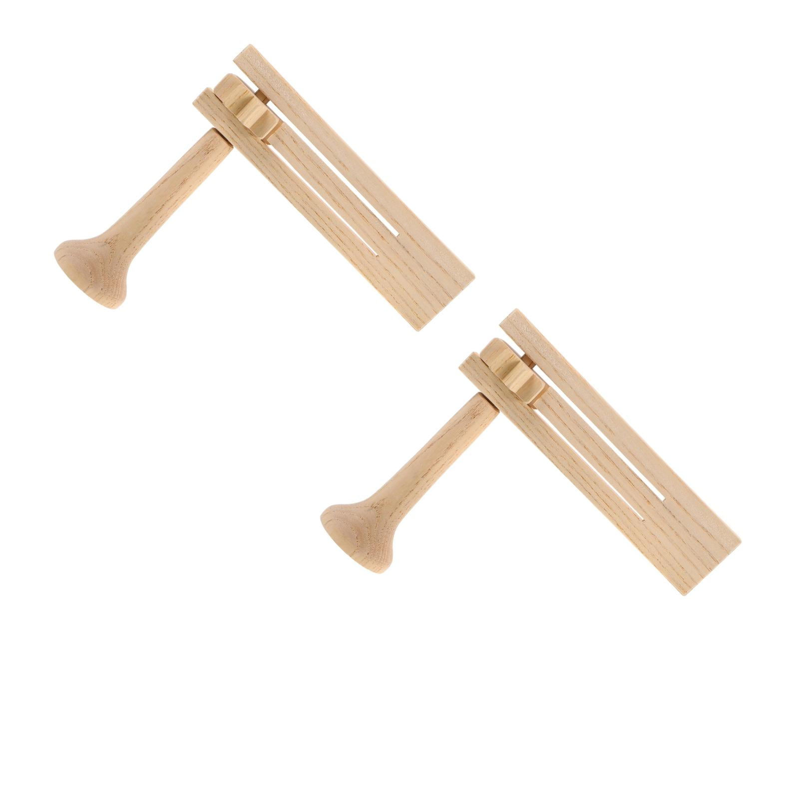 WORGEOUS 2pcs Wooden Ratchet Noise Maker For Sporting Events Mexican ...