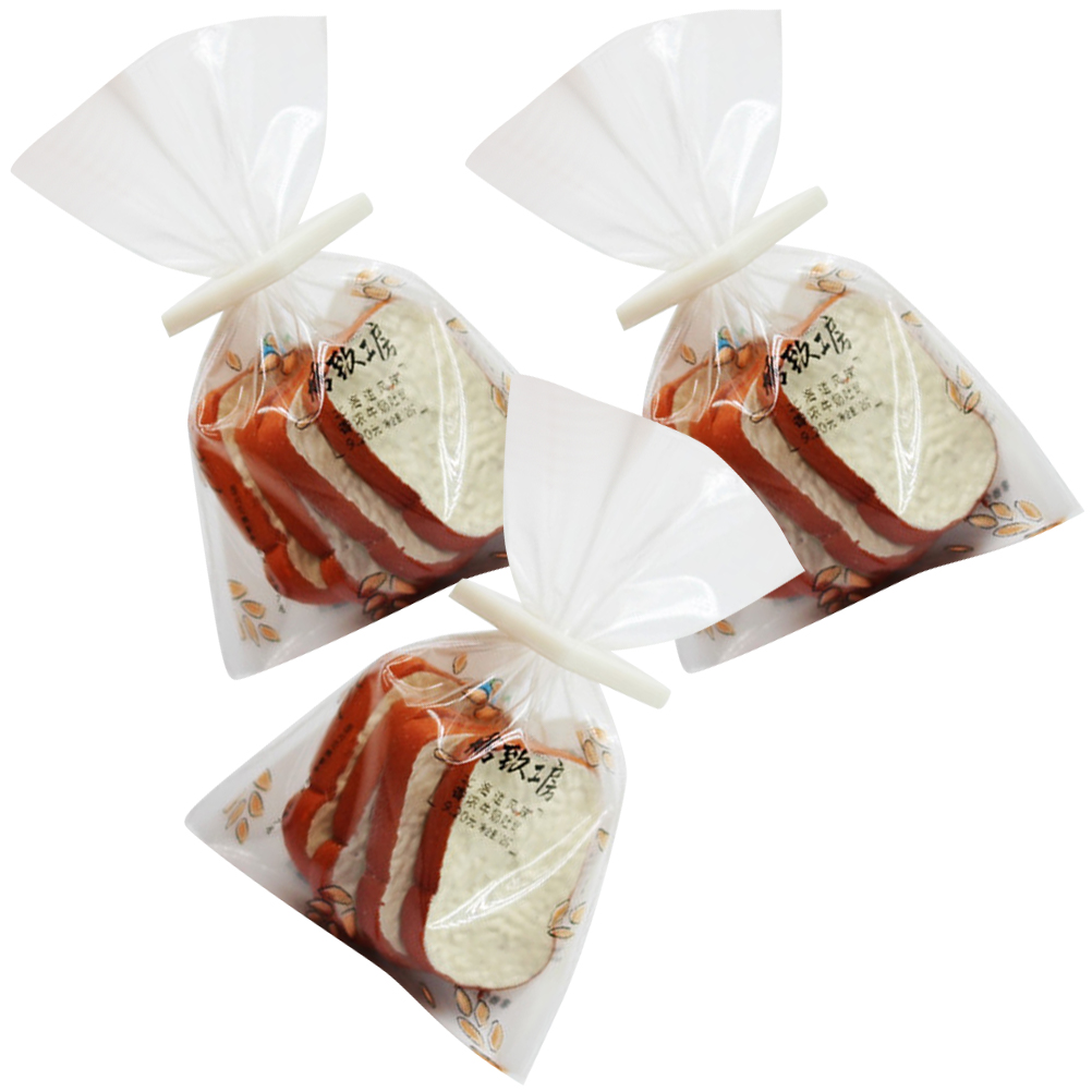 WORGEOUS 3 Bags Miniature Food Toys Realistic Dollhouse Breakfast ...