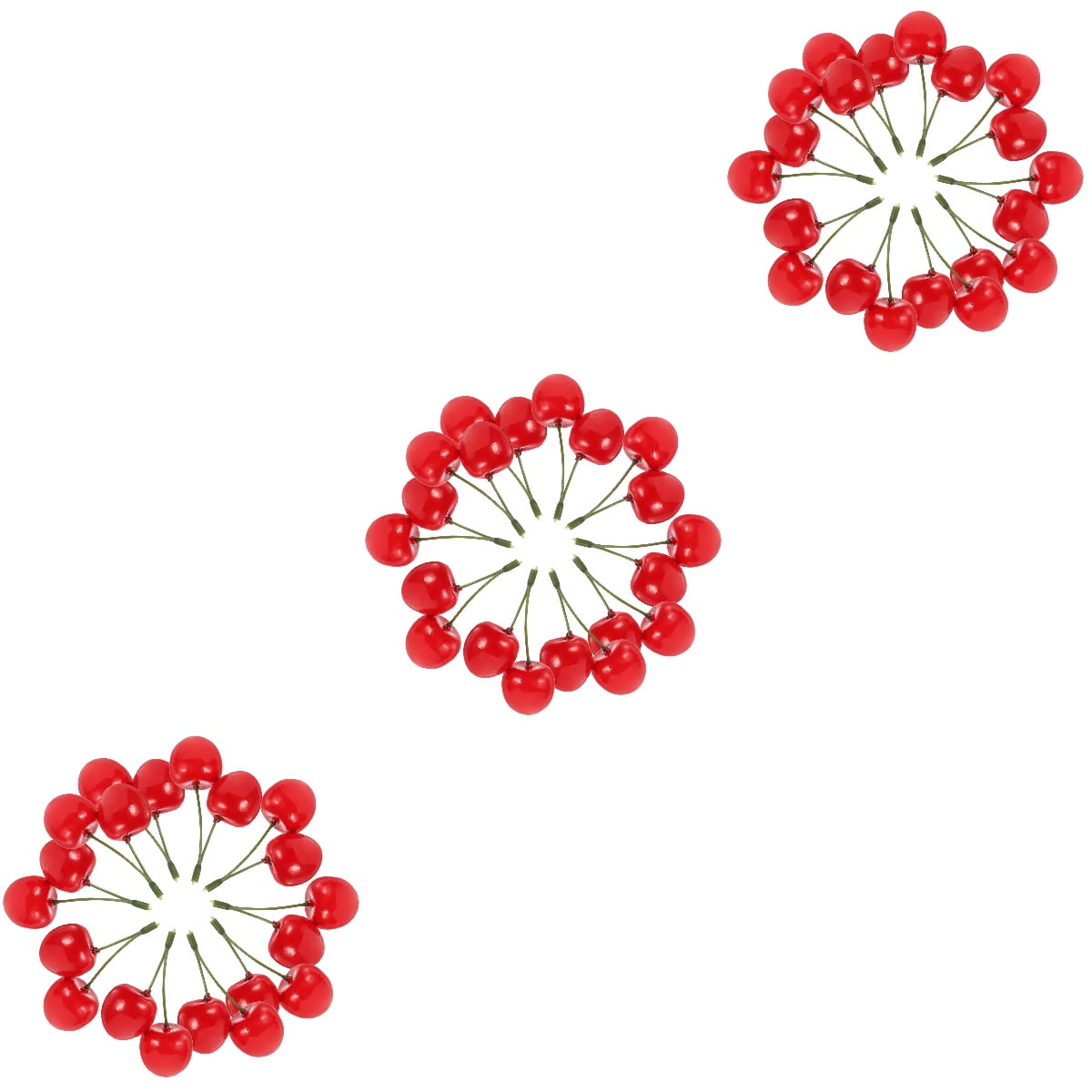 WORGEOUS 3 Count Tree Artificial Cherry Simulation Fruit Child ...