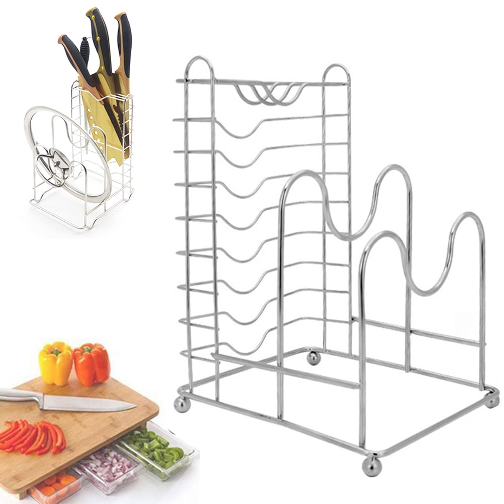 WORGEOUS 3 In 1 Household Stainless Rack Drying Holder Organizer ...