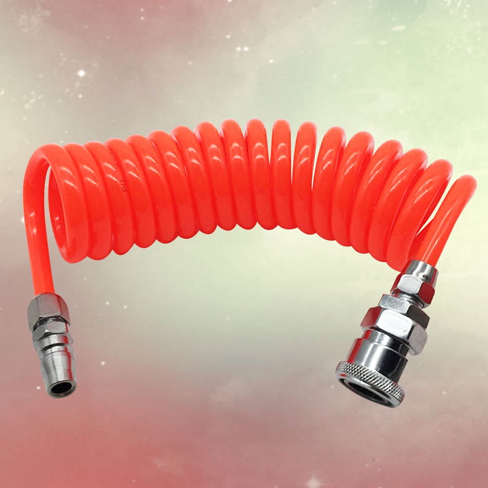 WORGEOUS 3 M Telescopic Air Duct Recoil Hose Compressor Retractable Red ...