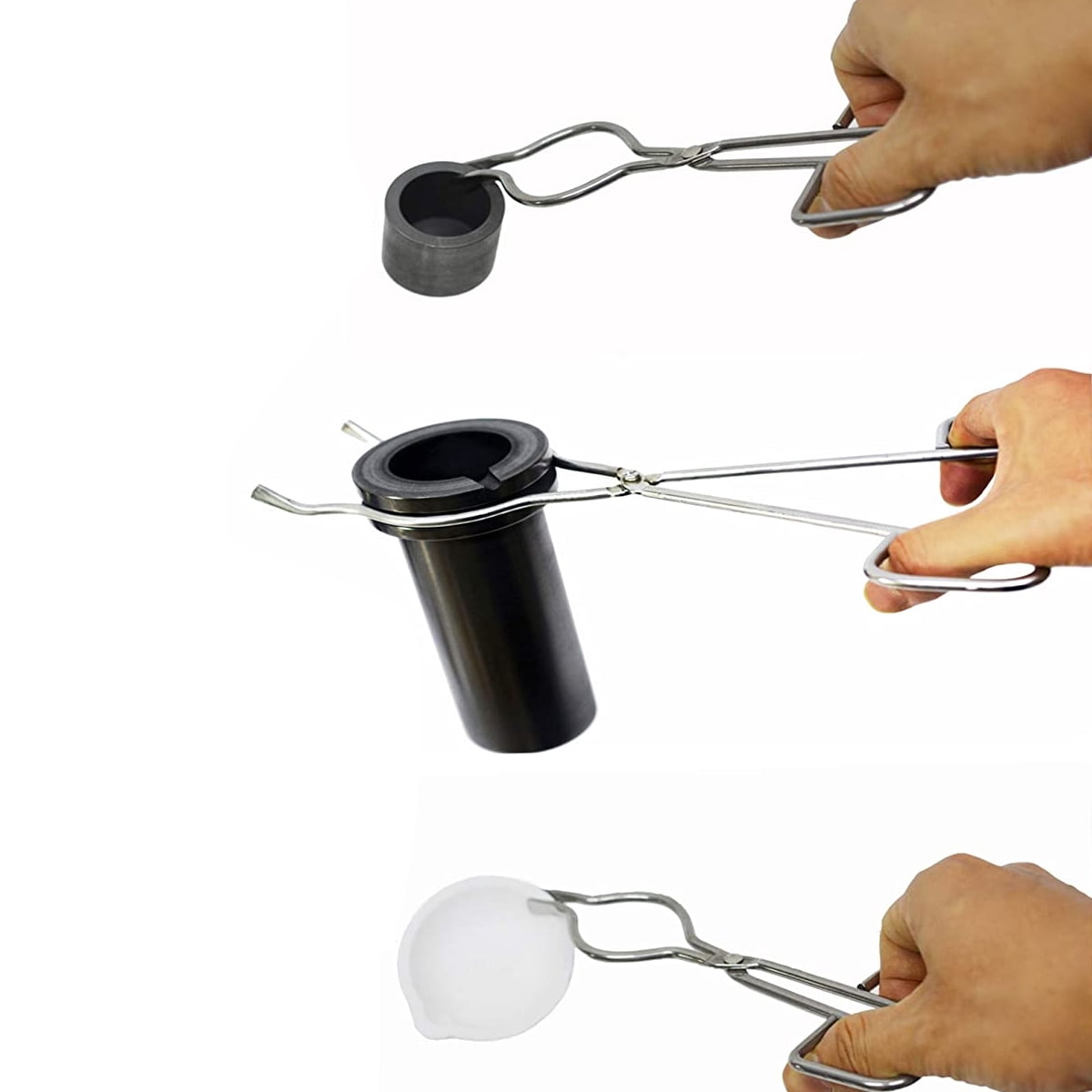 CIMAXIC Scientific Experiment Clamp for Scientists Beaker Clamp Silver ...