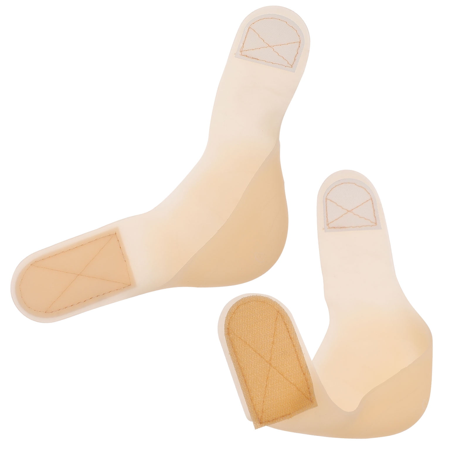 WORGEOUS 3 Pairs Feet Heel Support Anti-cracking Feet Sleeves ...