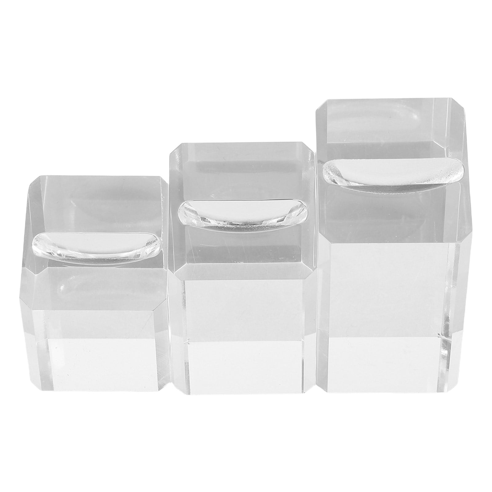 WORGEOUS 3-Piece Bevel Ring Display Stand Set with Billiards Rack, Wall ...