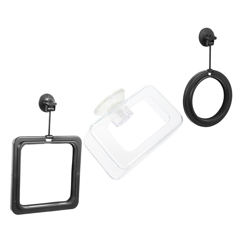 WORGEOUS 3 Pcs Catchers Fish Food Feeding Circle Aquarium Feeder Accessory for Solution ...