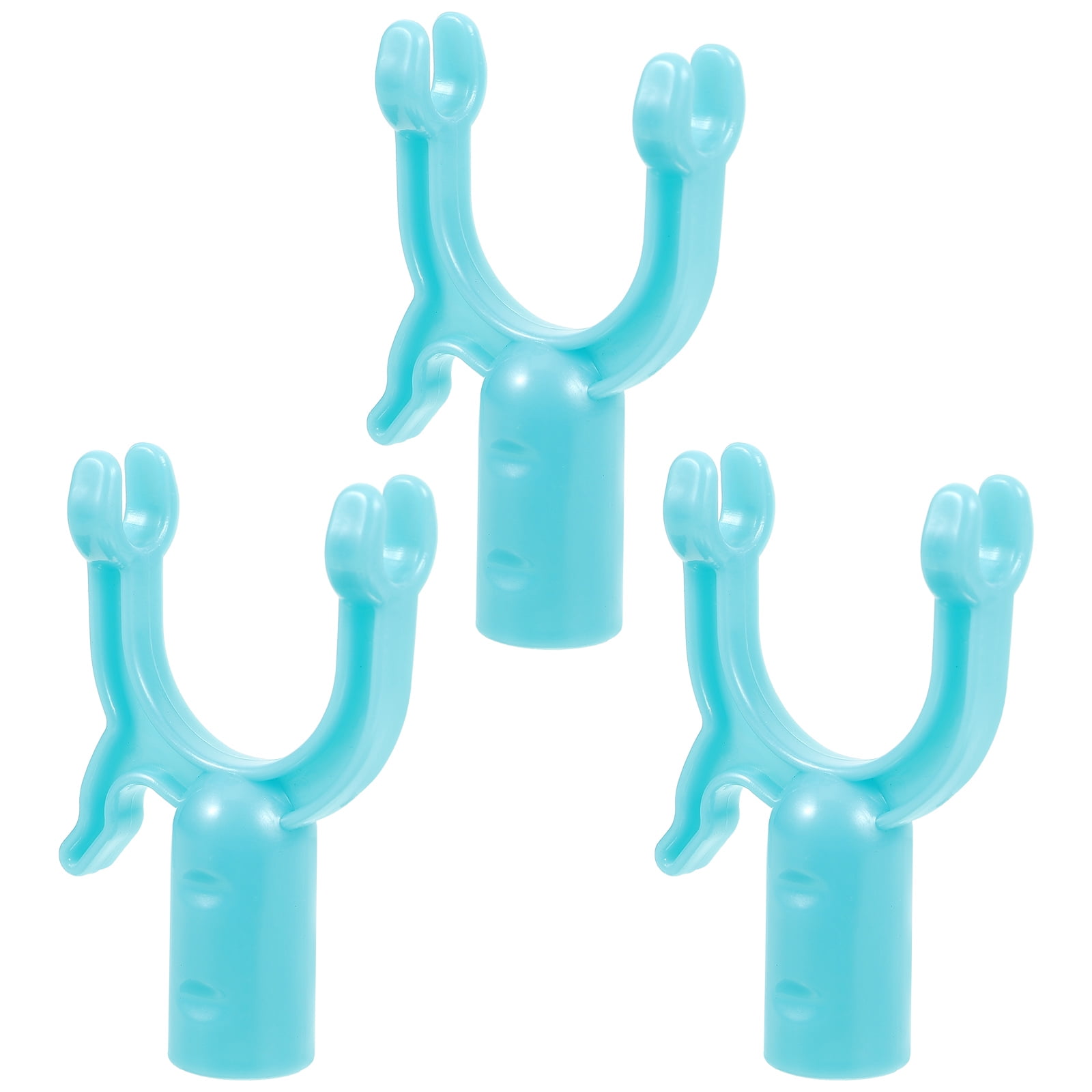WORGEOUS 3 Pcs Clothes Hanging Tool Home Rod Connector Ceiling Reaching ...