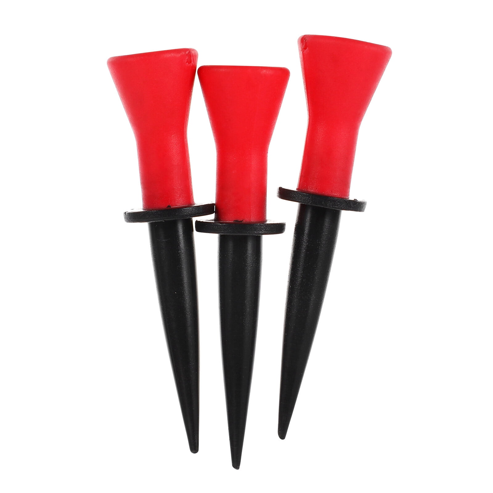 WORGEOUS 3 Pcs Colorful Golf Tee Soft Rubber Ball Nail Portable Golf ...