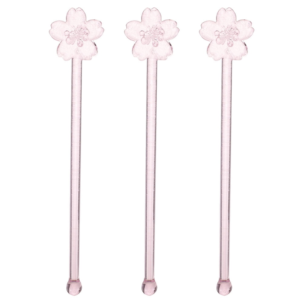 WORGEOUS 3 Pcs Cute Stirrers Creative Long Handle Stirrers Glass Coffee ...