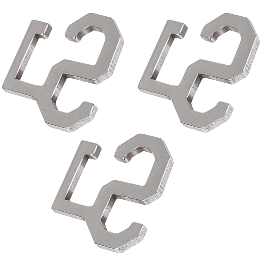 GETAJGHSD 3Pcs Tent Wind Rope Buckles Stainless Steel Silver to Secure ...