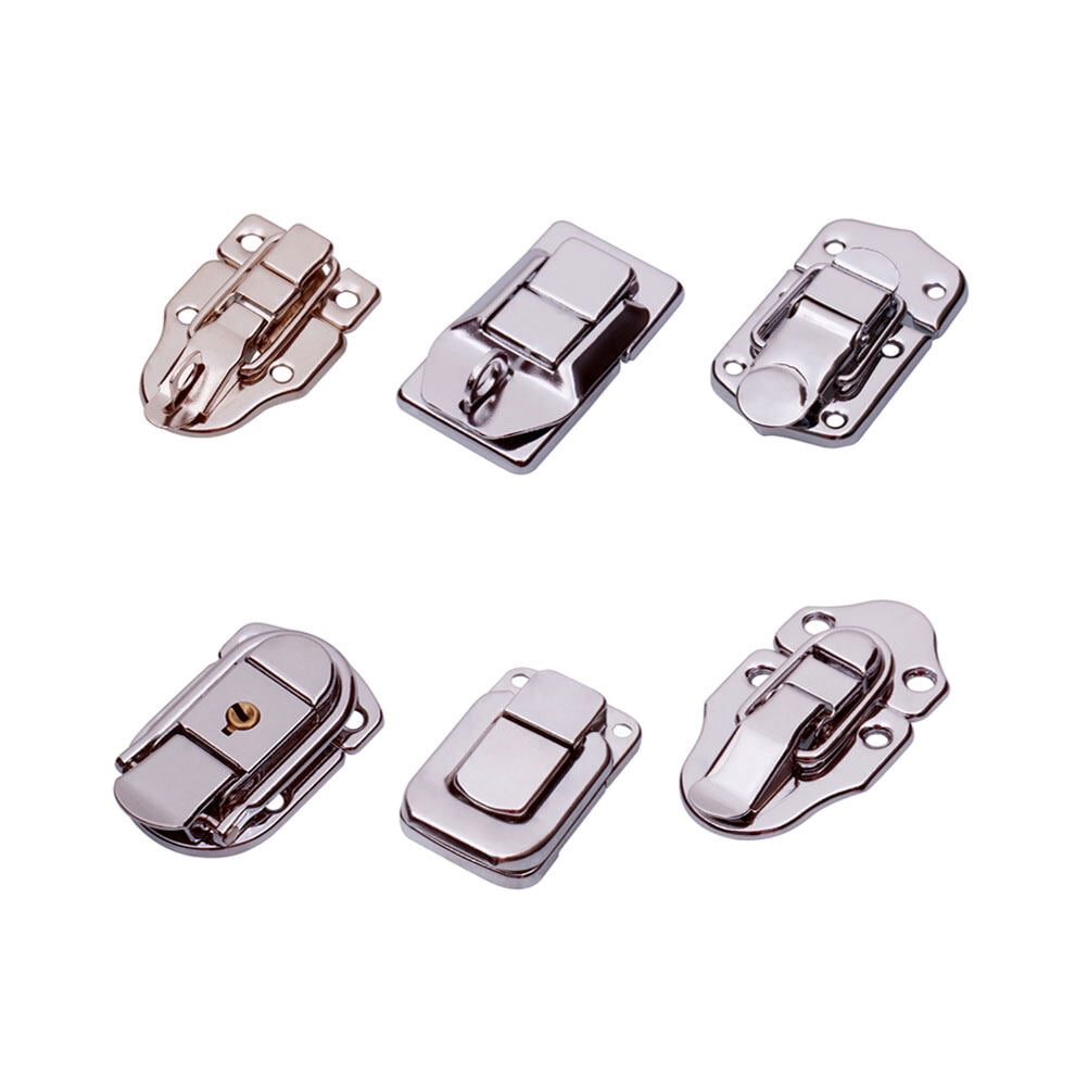 WORGEOUS 3 Pcs Guitar Box Lock Buckle Latches Heavy Duty Suitcase Hasps ...