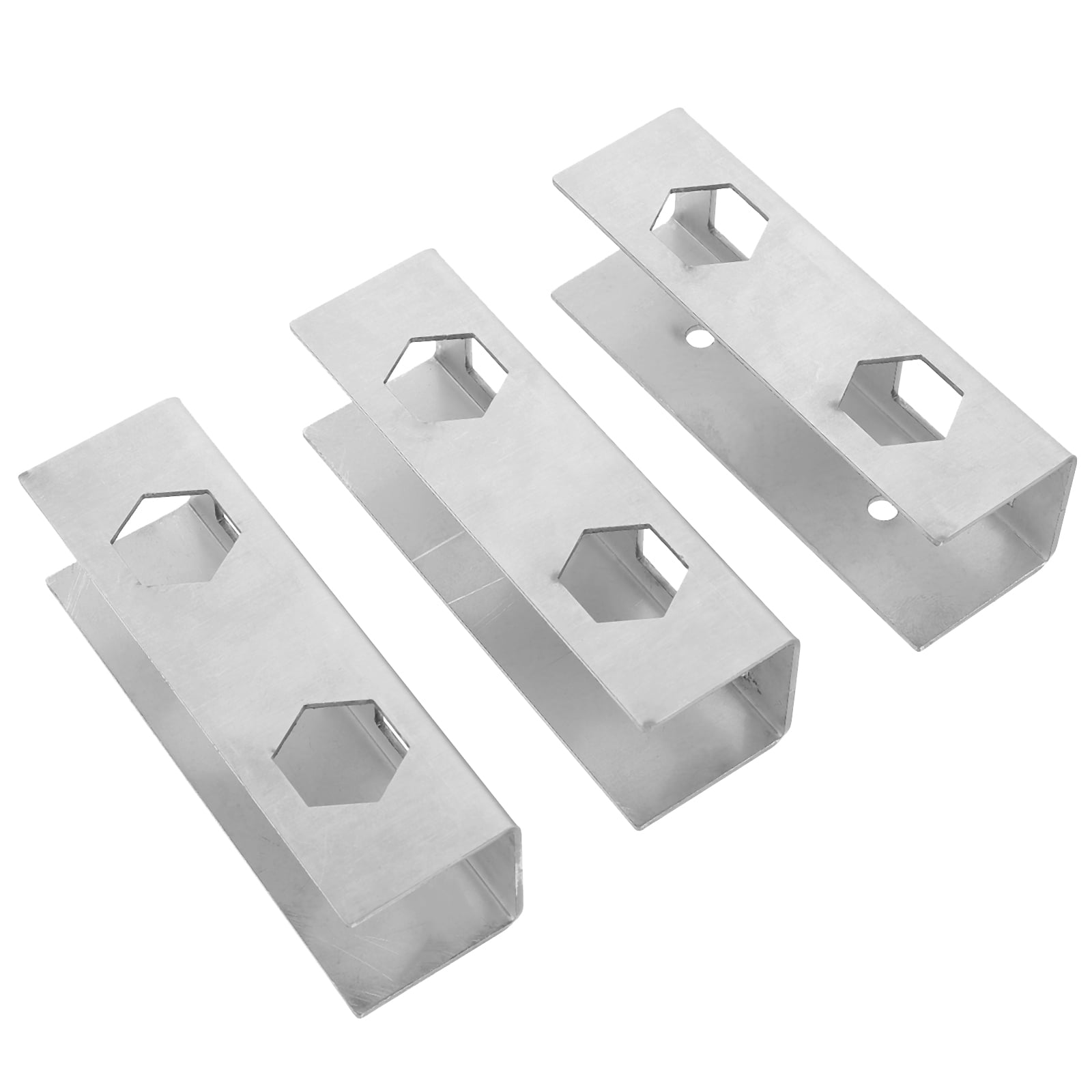 WORGEOUS 3 Pcs Laptop Mount under Desk Computer Stand for Riser Silver ...