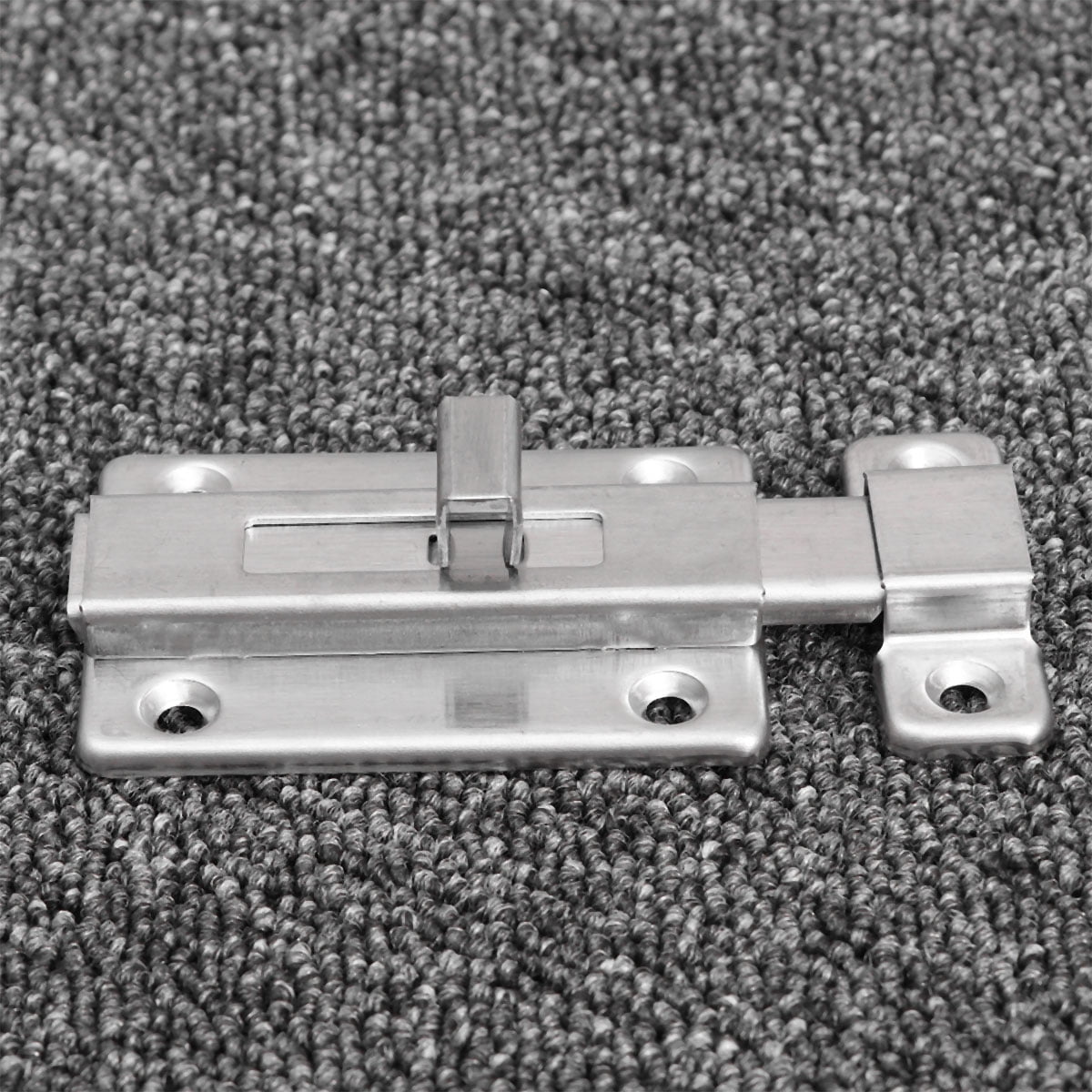WORGEOUS 3 Pcs Manual Plug Door Reinforcement Lock Bolts Doors Silver ...