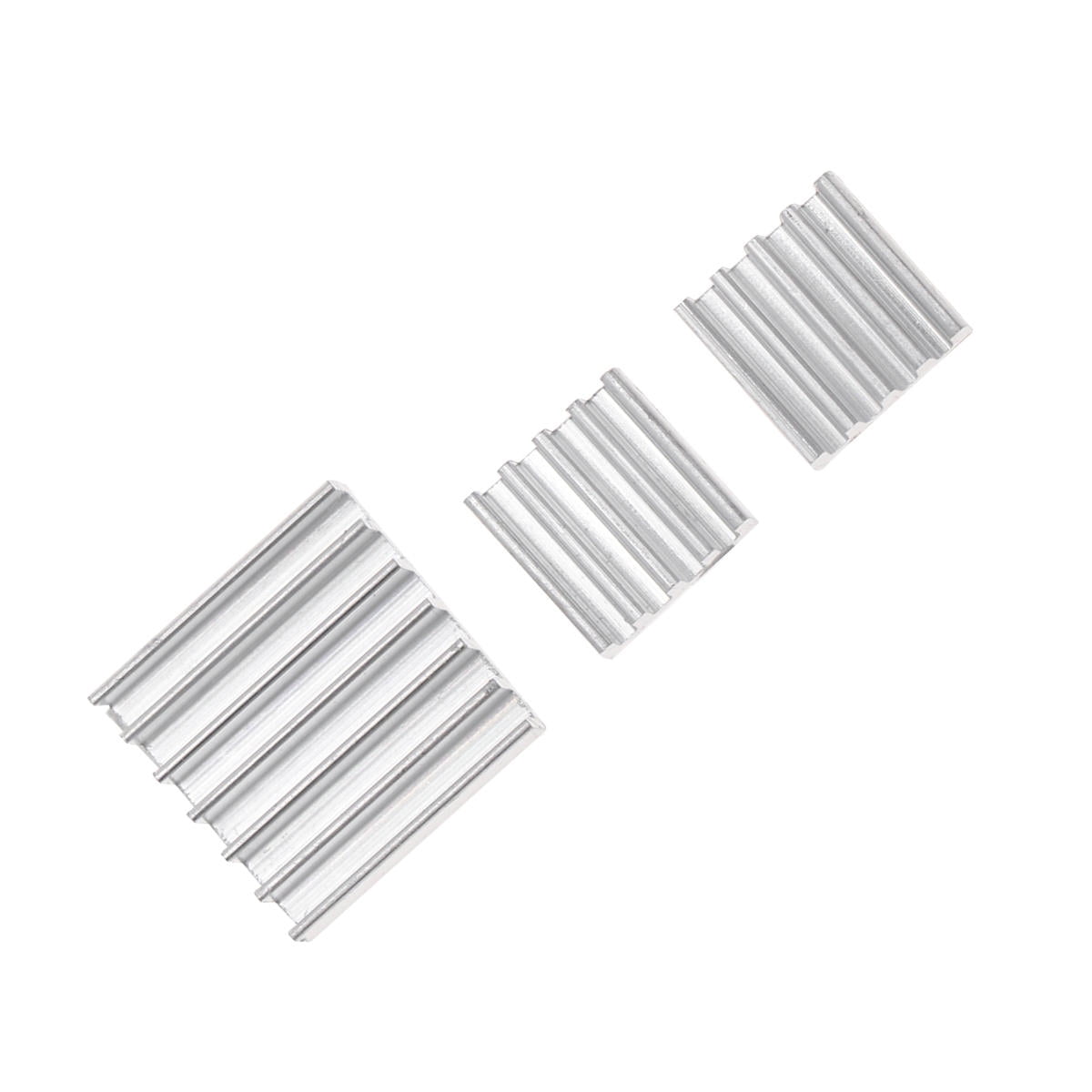 WORGEOUS 3 Pcs Mini Radiator Aluminum Heat Sink Heatsink Cooler ...