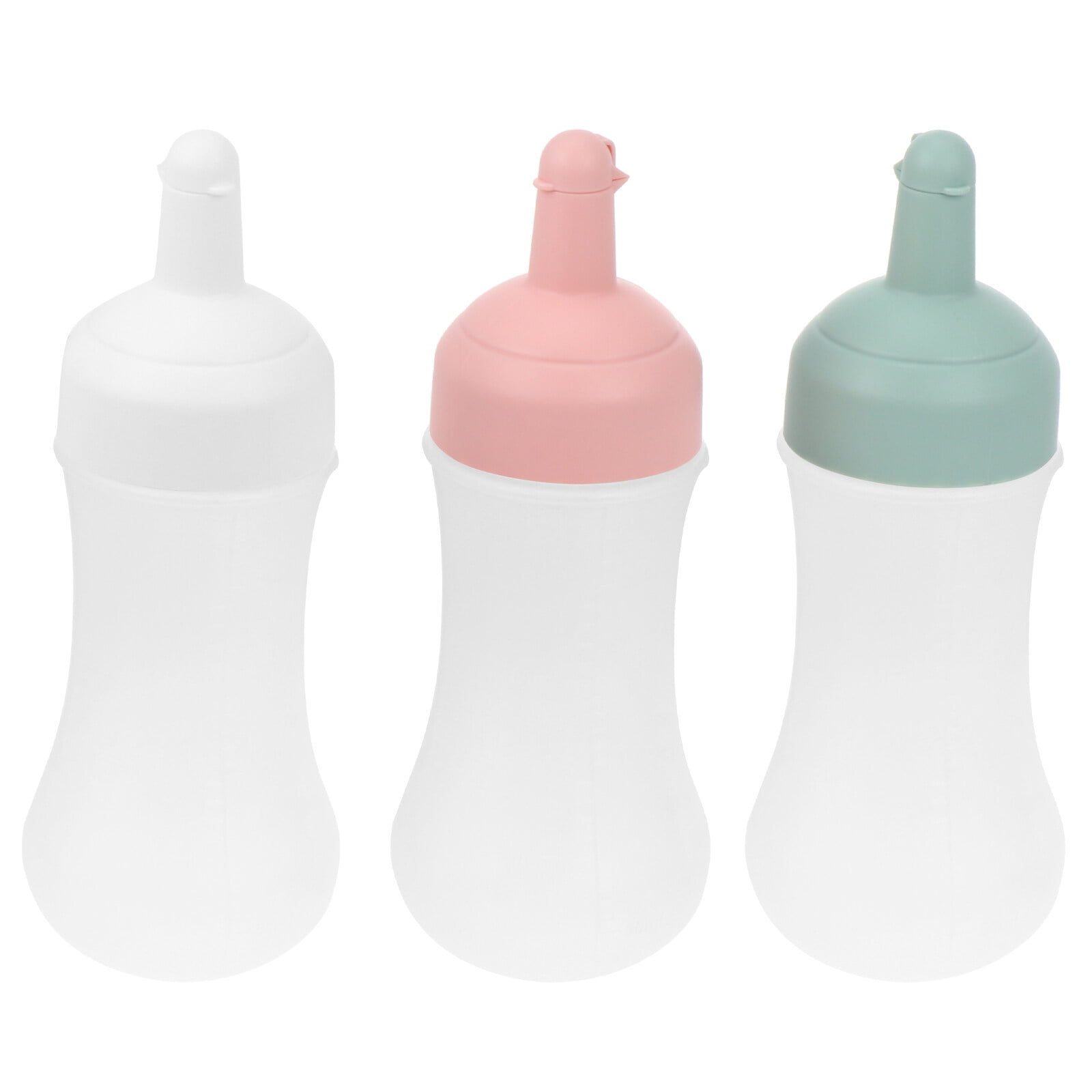 Mobutofu Kitchen Squeeze Bottles Pink Home Cooks Cooking 3Pcs 2.36x7 ...