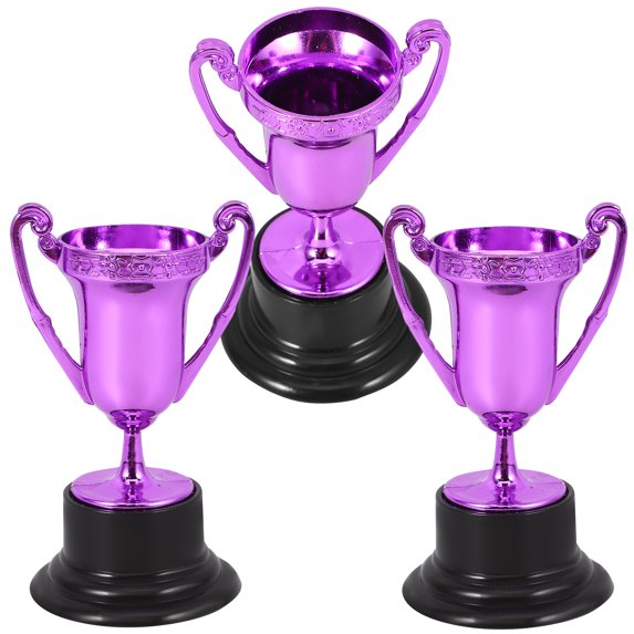 GETAJGHSD Small Trophy Award Trophy Plastic Purple Award Item Sturdy ...