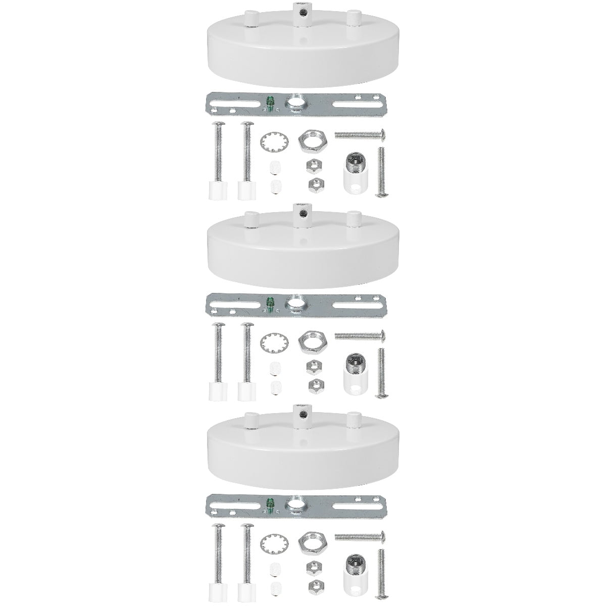WORGEOUS 3 Sets Ceiling Cover Plate Pendant Light Kit Light Fixture ...
