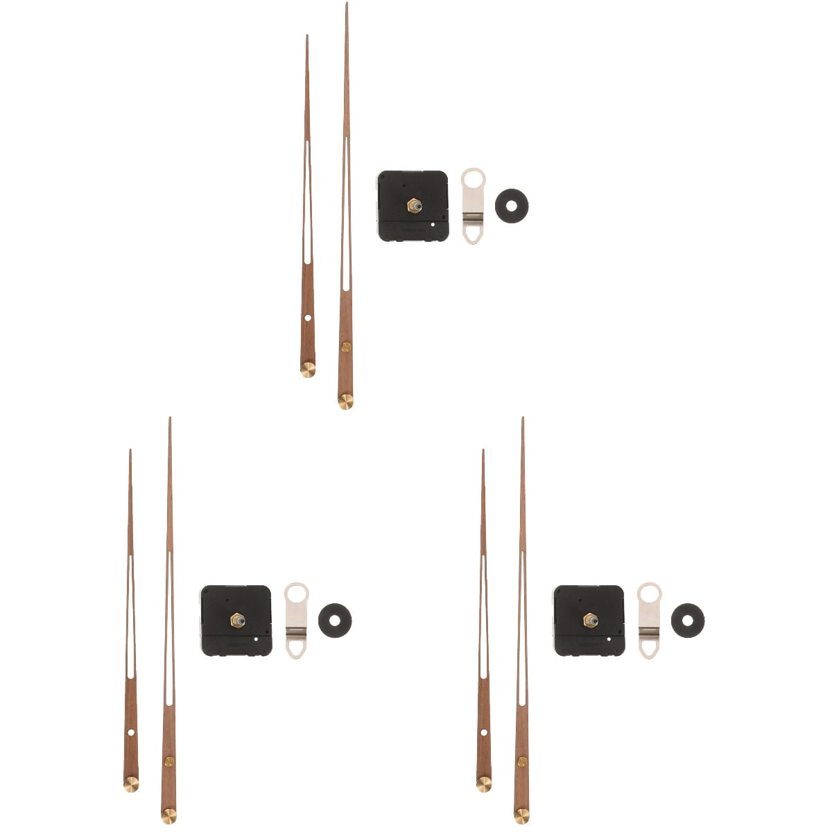 WORGEOUS 3 Sets Clock Mechanism Kit Clock Parts Clock Hands Kit Clock ...