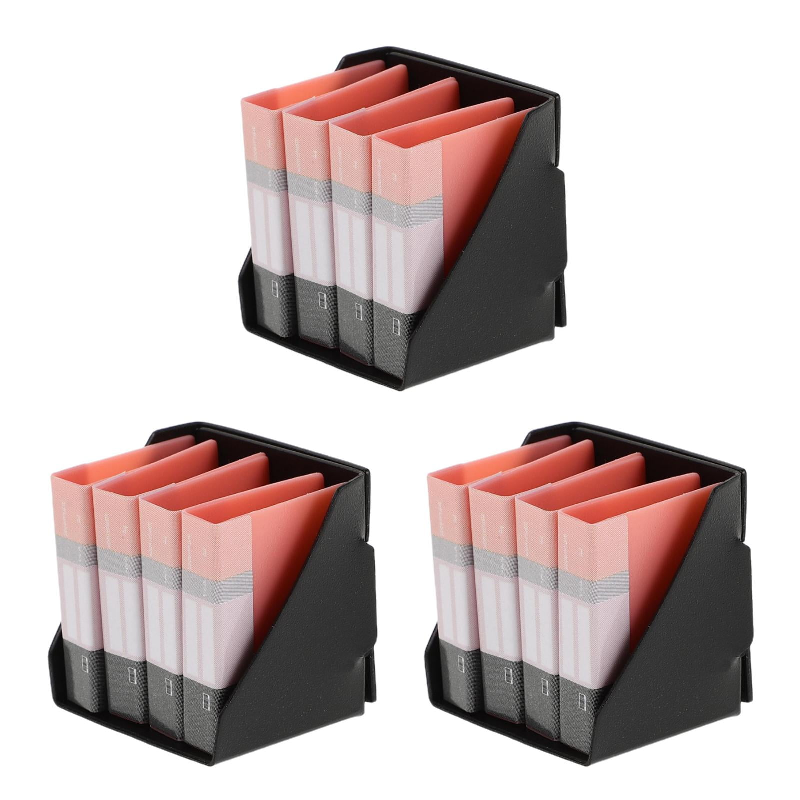 WORGEOUS 3 Sets Dollhouse File Folders Dollhouse Miniature Office ...