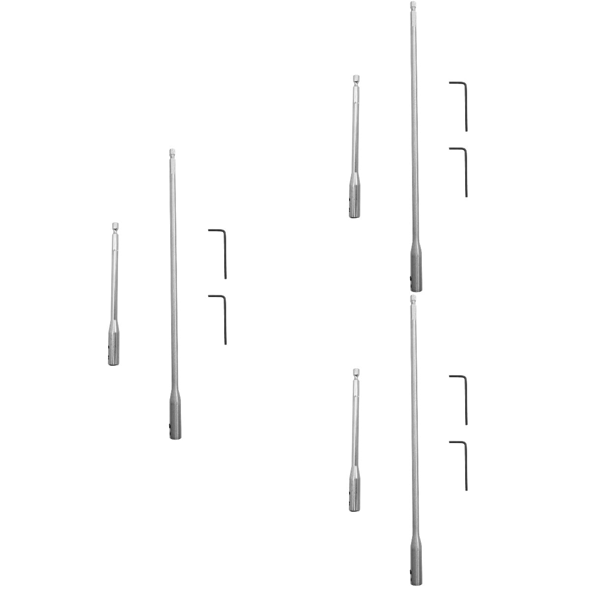 WORGEOUS 3 Sets Extension Bit Set Hand Tool for Wood Turners Carpentry ...