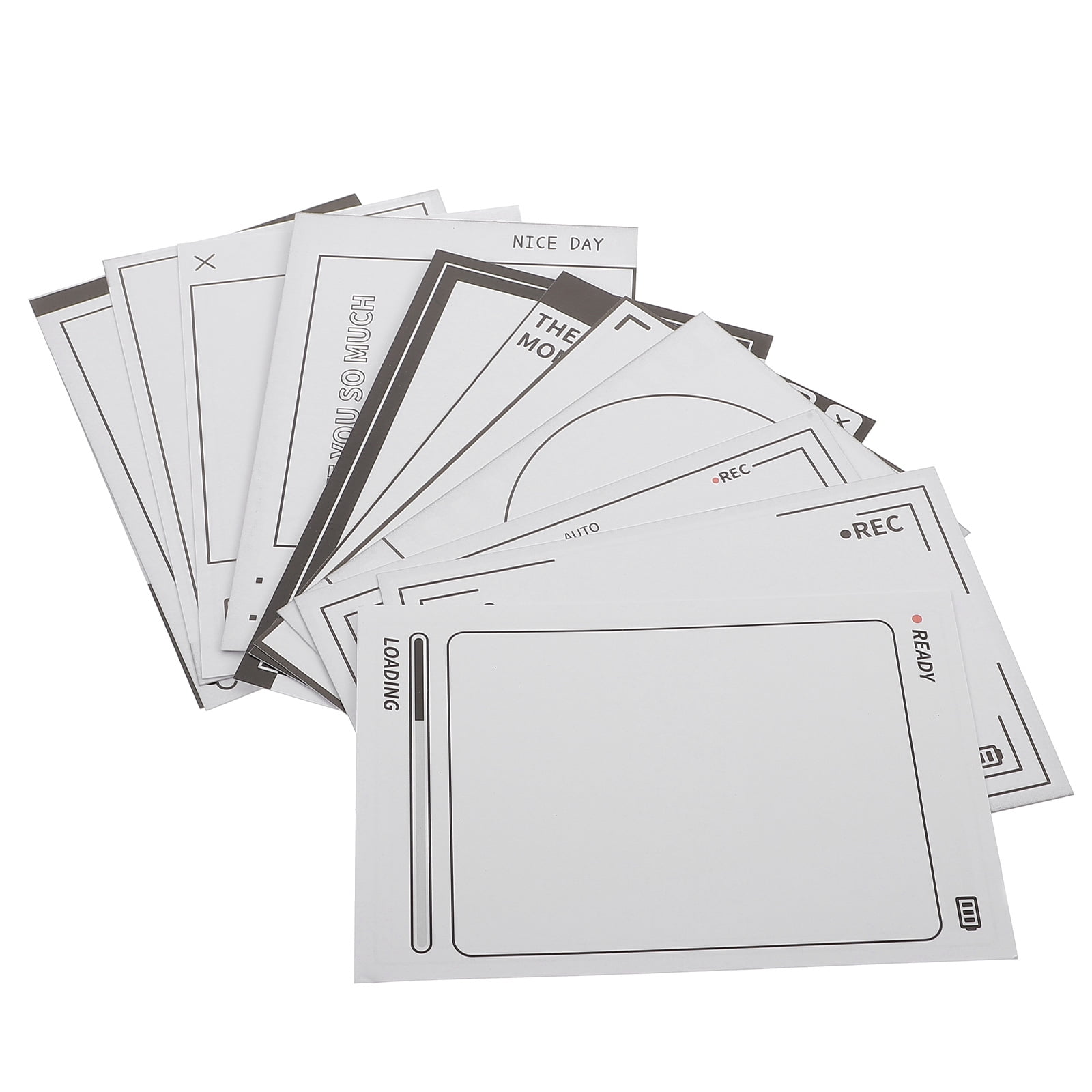 WORGEOUS 3 Sets Frames Pocket Collage Card Background Paper 0 ...