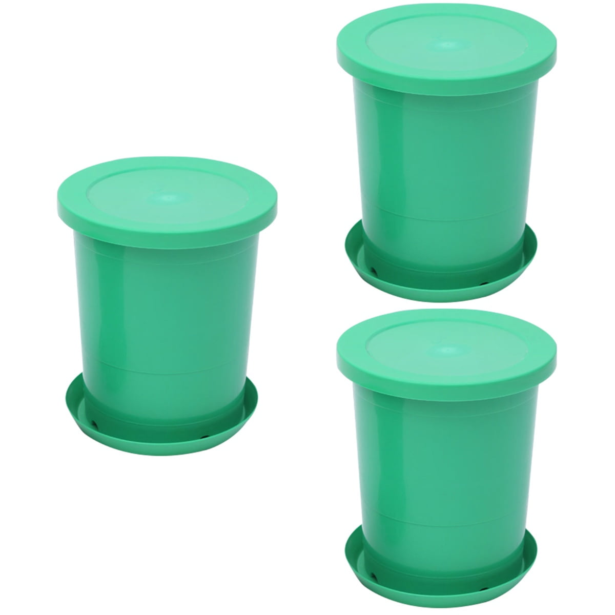 WORGEOUS 3 Sets Home Bean Sprouting Jar Plastic Bean Hydroponics ...