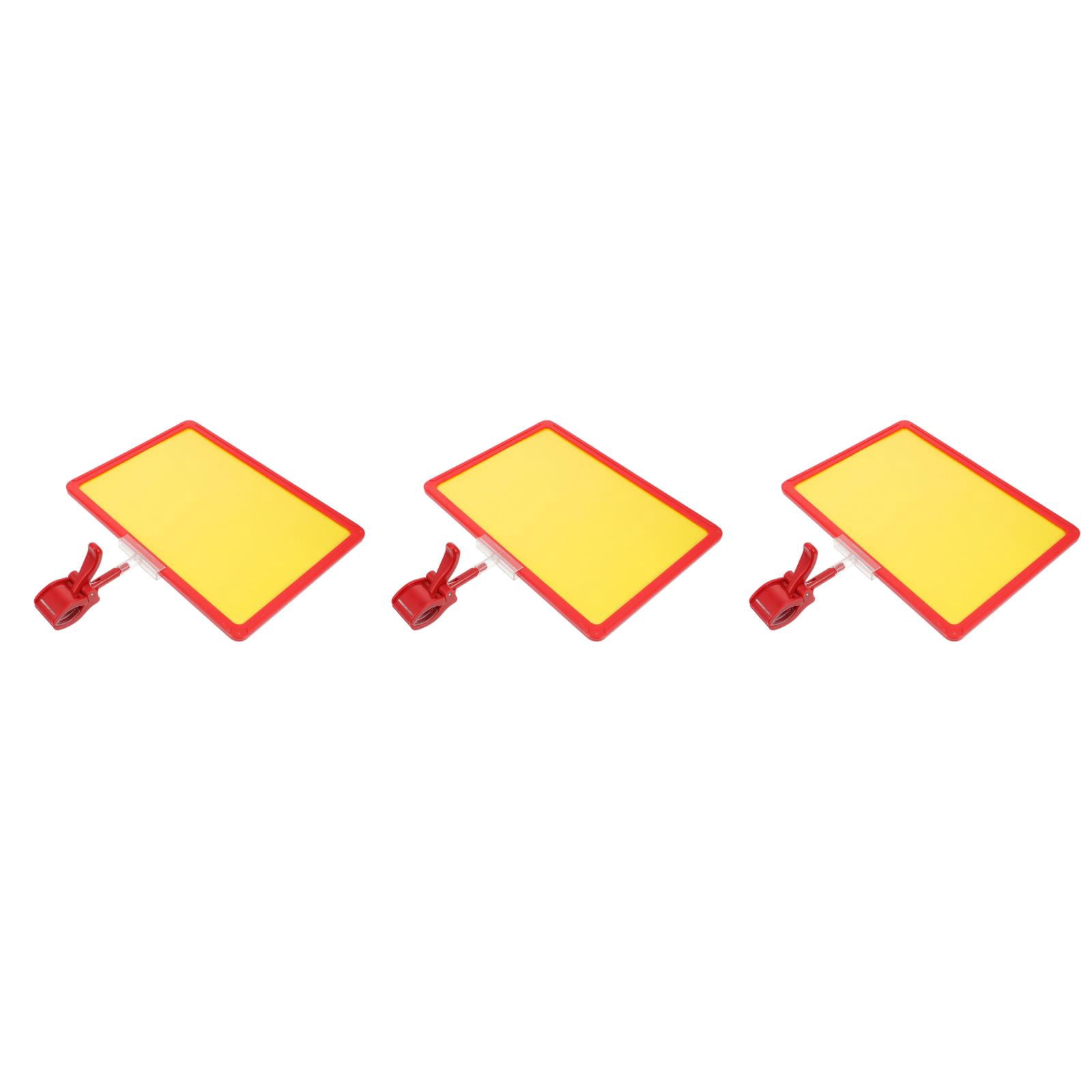 WORGEOUS 3 Sets Mall A4 Price Tag Commodity Promotional Price Tag Sign ...
