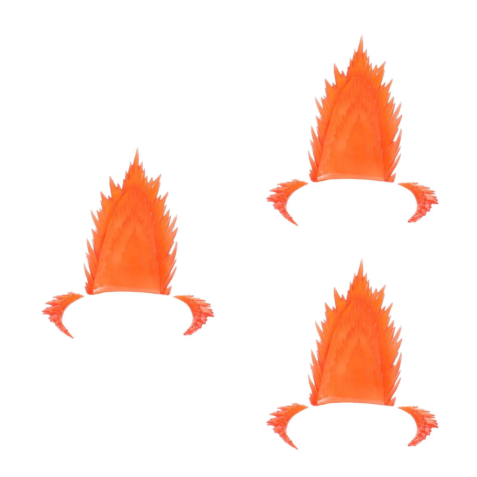 WORGEOUS 3 Sets Red Energy Aura Fire Effect Action Figures Action ...