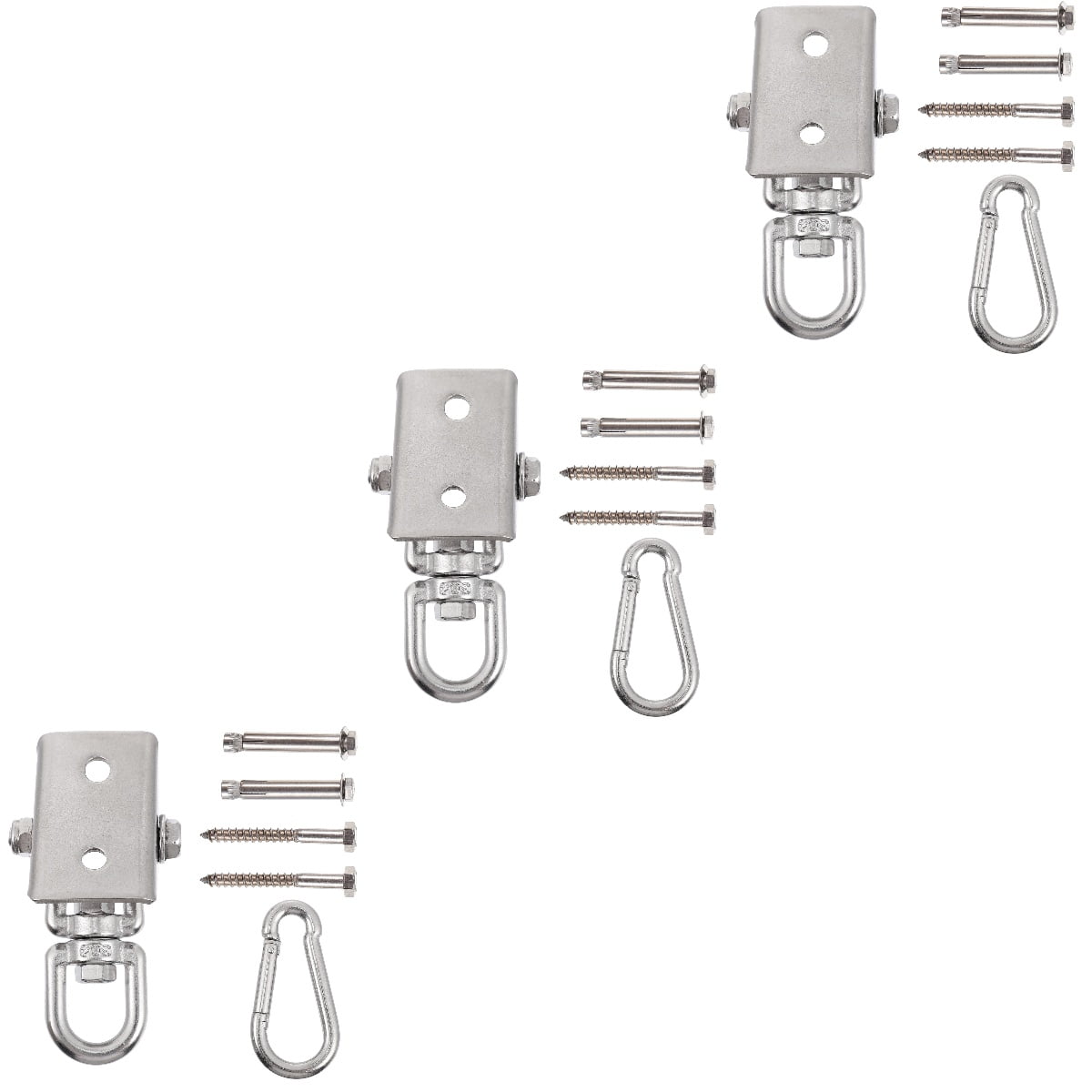 WORGEOUS 3 Sets Useful Swing Fixing Hook Suspension Hooks Swing Hanging Hook Swing Fitting ...