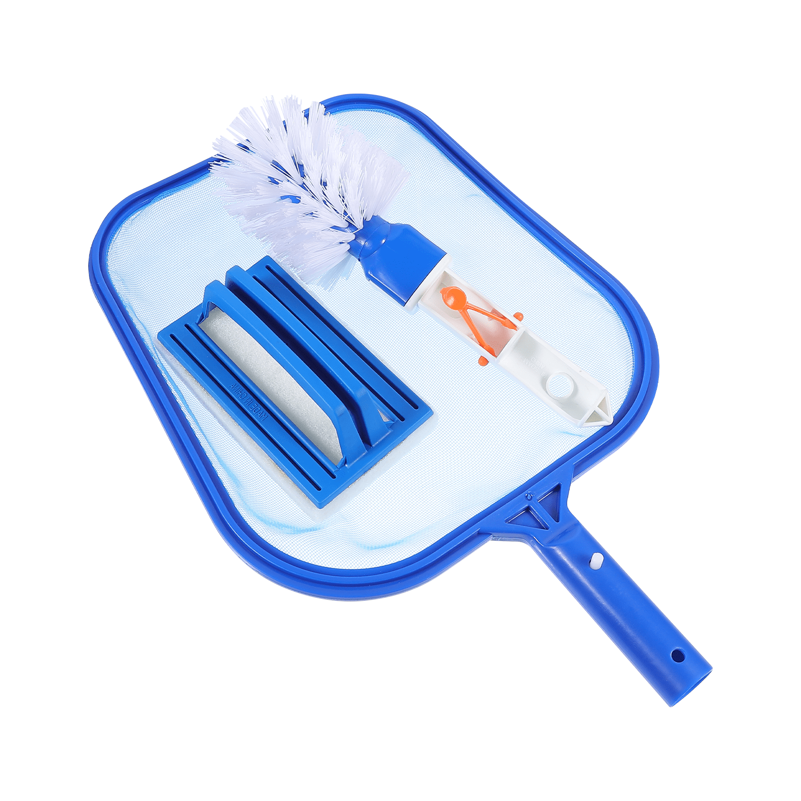 WORGEOUS 3 Sets of Cleaning Tools Swimming Pool Brush Portable Net Pond ...