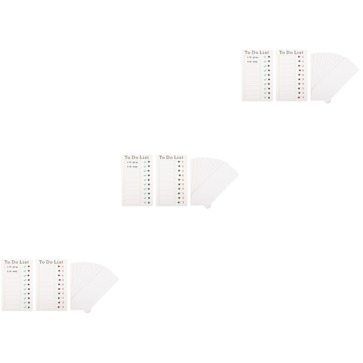 WORGEOUS 3 Sets of Daily Schedule Board Schedule Board Plan Chart Board ...