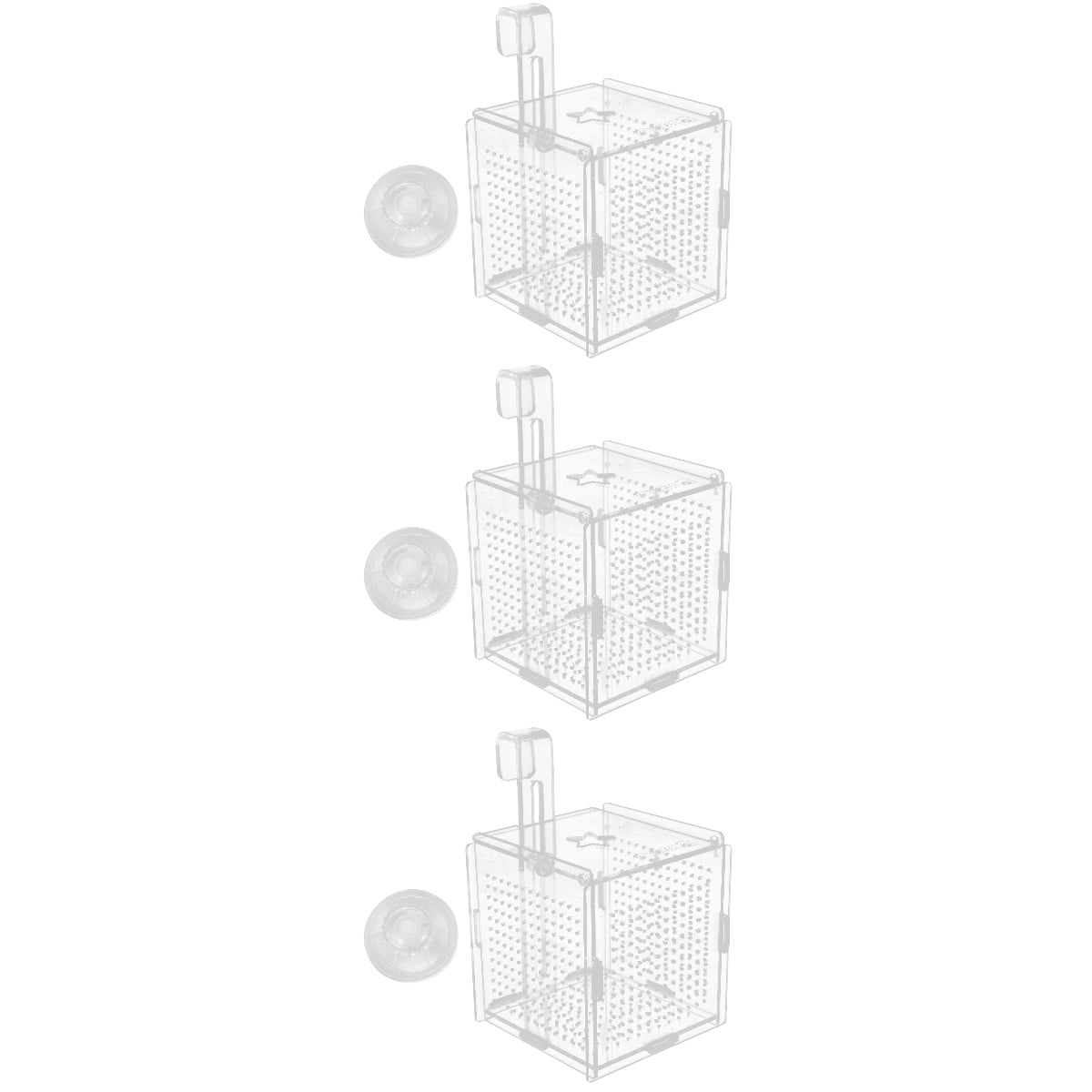 WORGEOUS 3 Sets of Fish Isolation Box Fish Breeding Incubator Fish ...