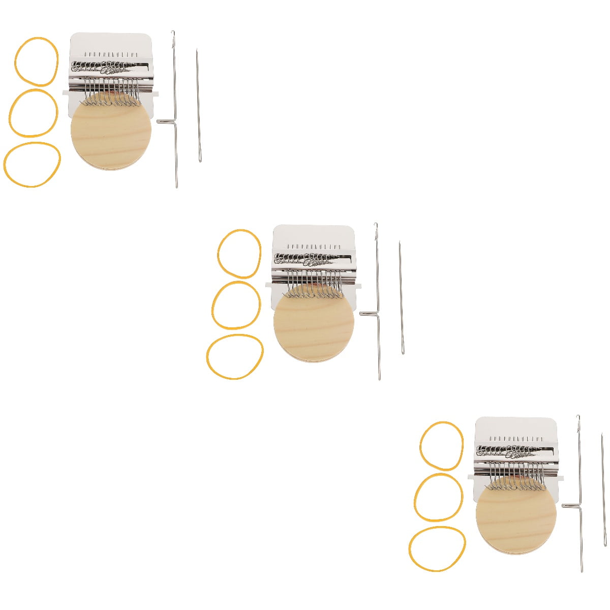 WORGEOUS 3 Sets of Mini Weaving Looms DIY Loom Weaving Toys Simple ...