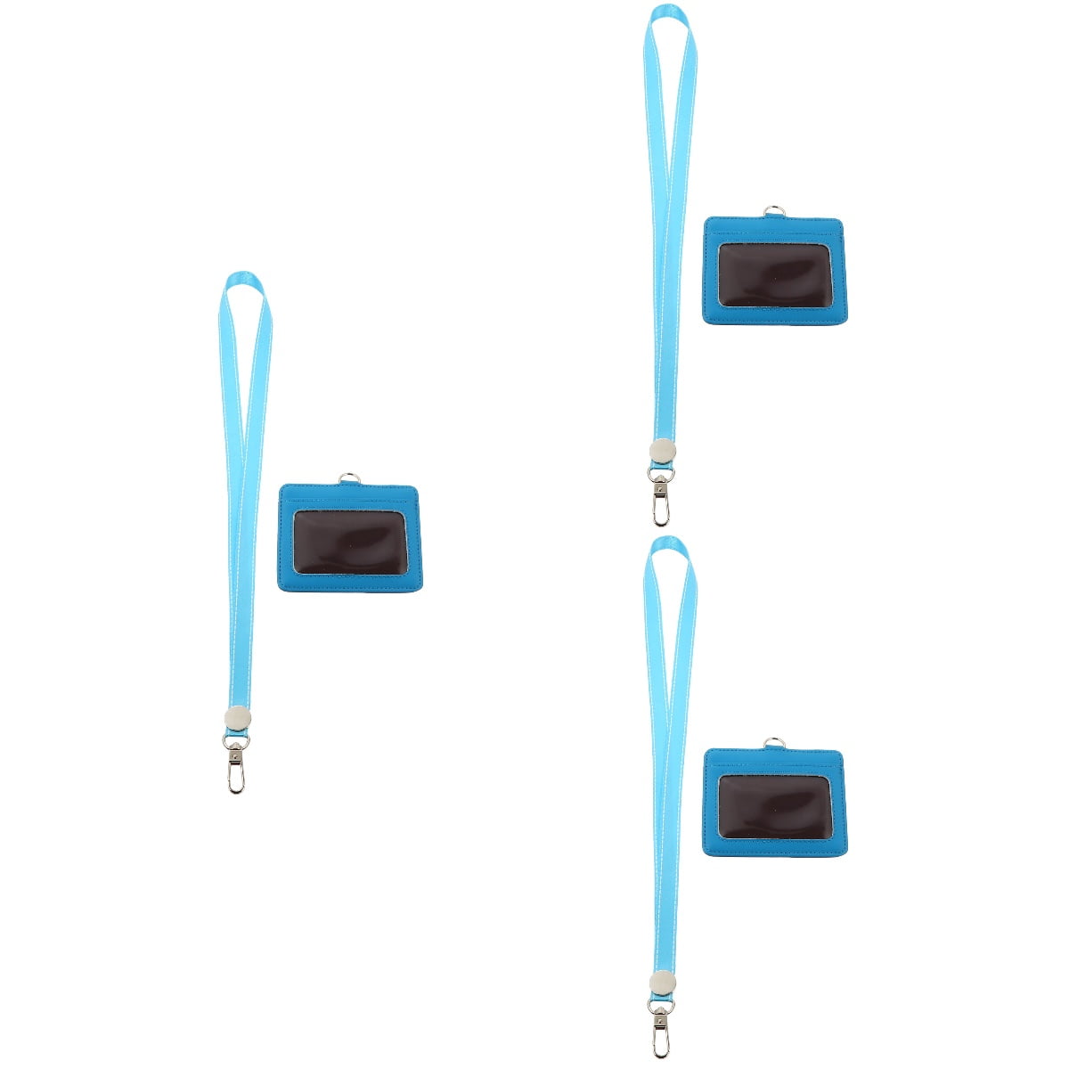 WORGEOUS 3 pcs Bus Cards Employee Id Cards Sleeve ID Cards Badge Holder ...