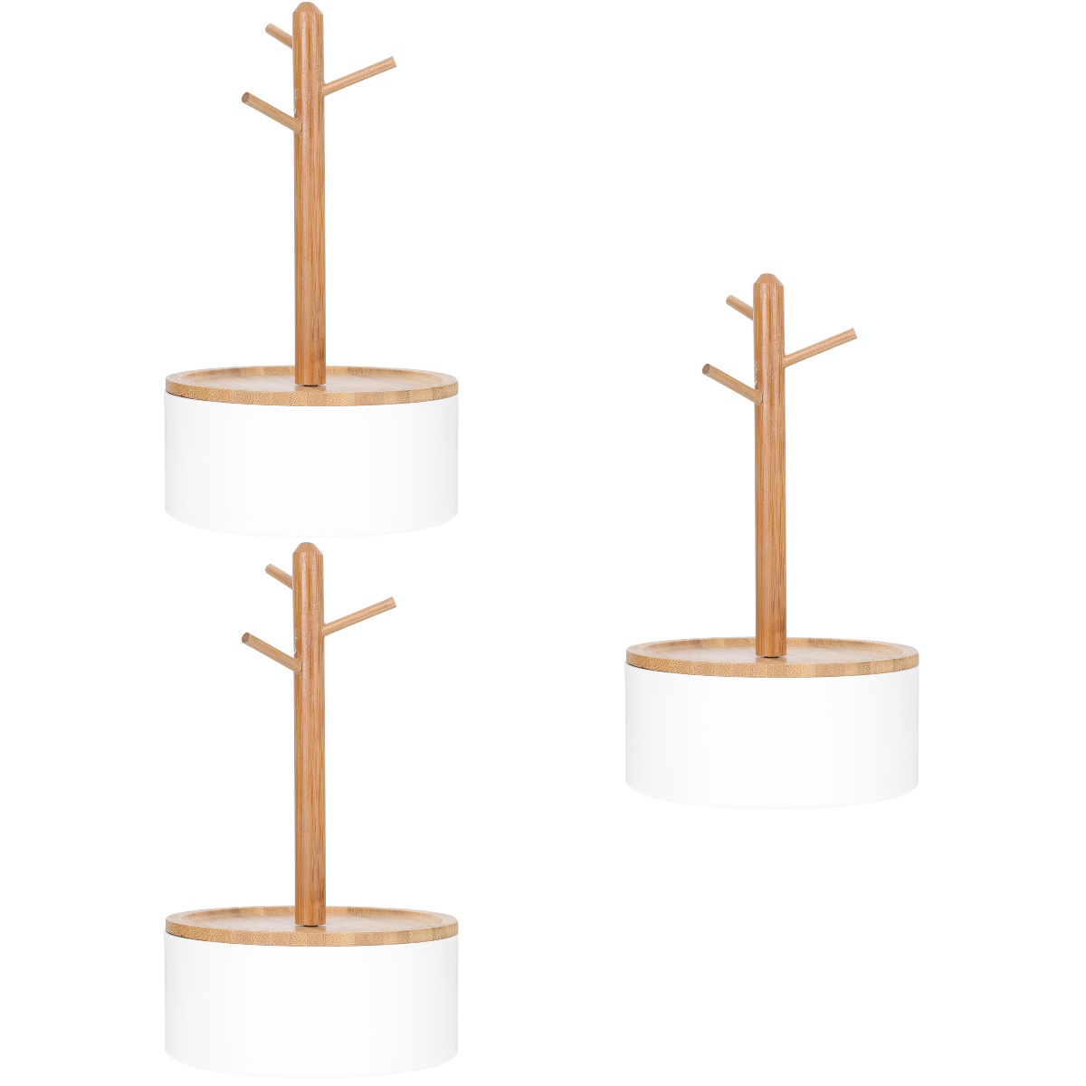 WORGEOUS 3 pcs Creative Jewelry Hanger Earrings Display Stand Ear ...