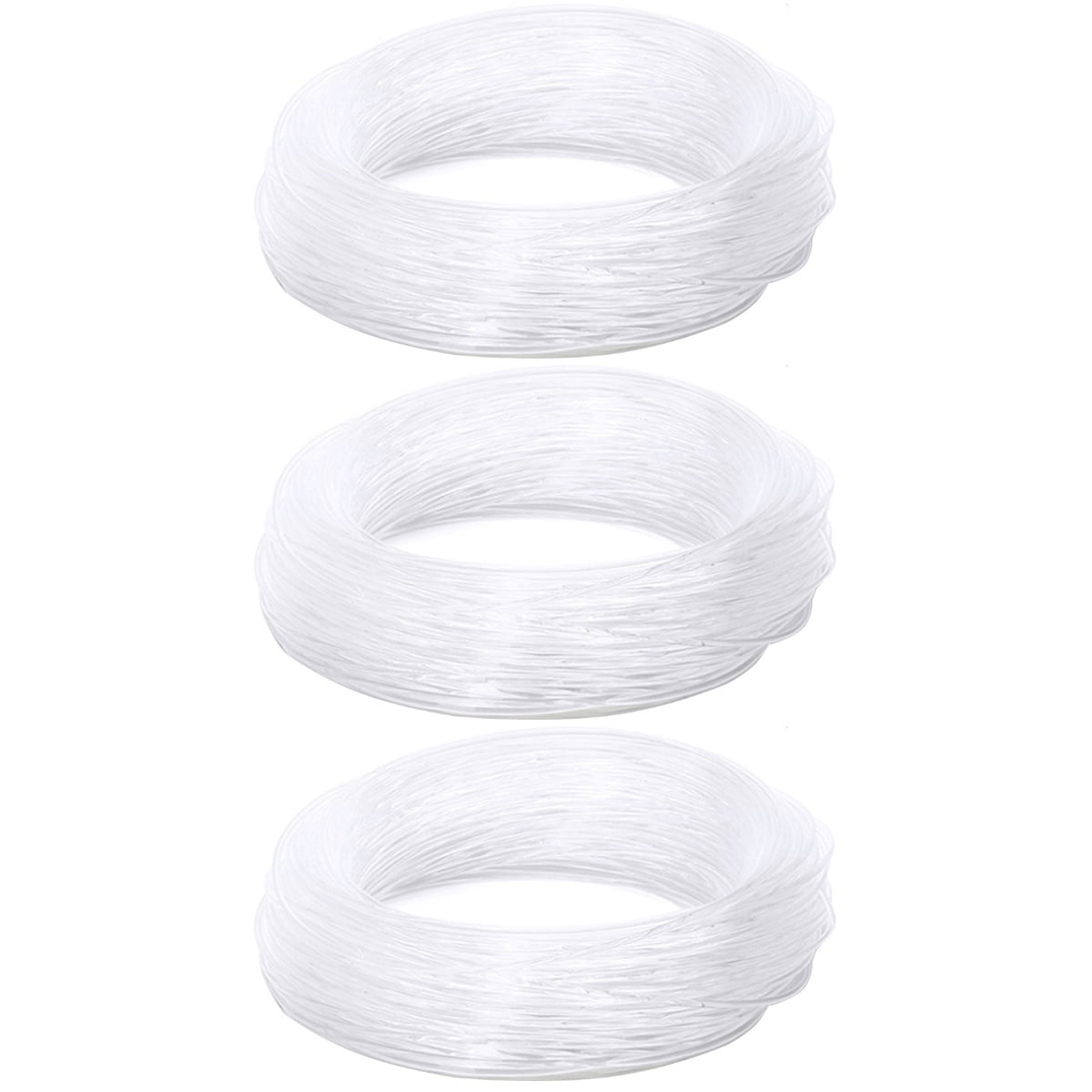 WORGEOUS 3 pcs Optic Fiber Cable Optical Fiber Solid Transparent Light ...