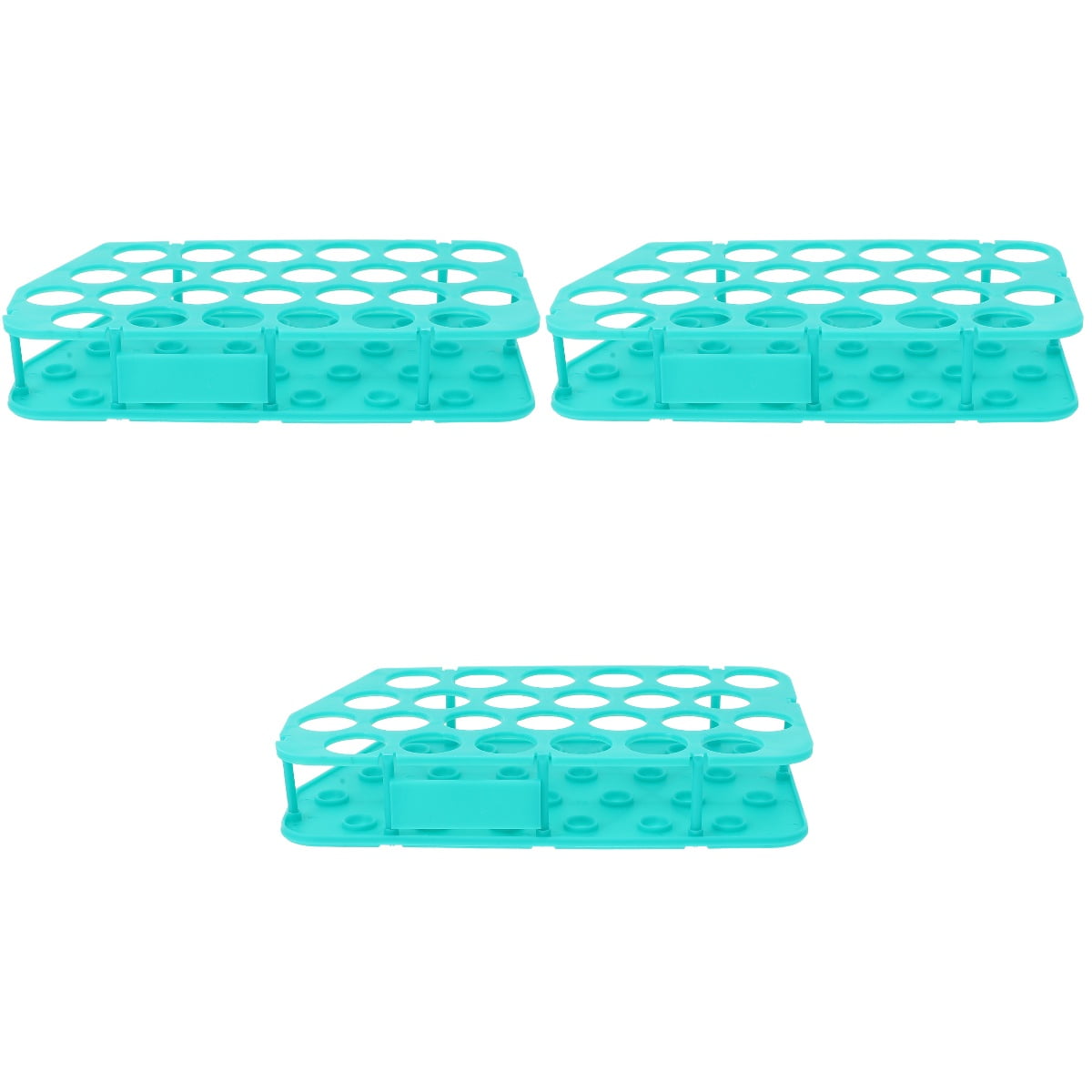 WORGEOUS 3 pcs Plastic Laboratory Tube Rack Useful Centrifuge Tube Rack ...