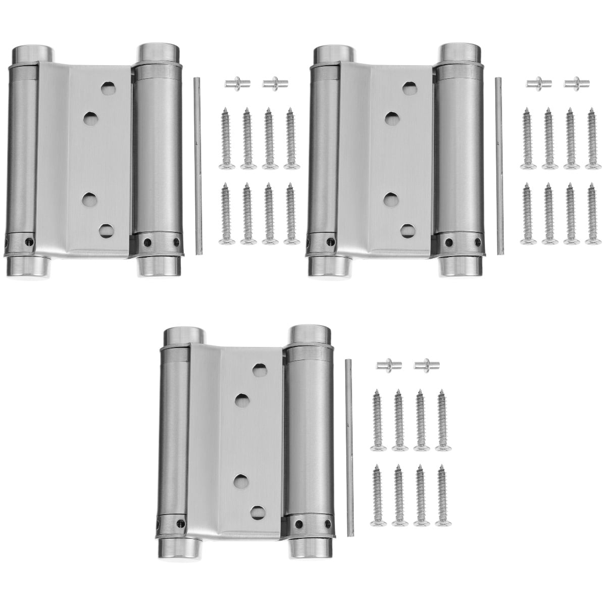 WORGEOUS 3 pcs Sturdy Door Spring Hinge Practical Door Rebounding Hinge ...