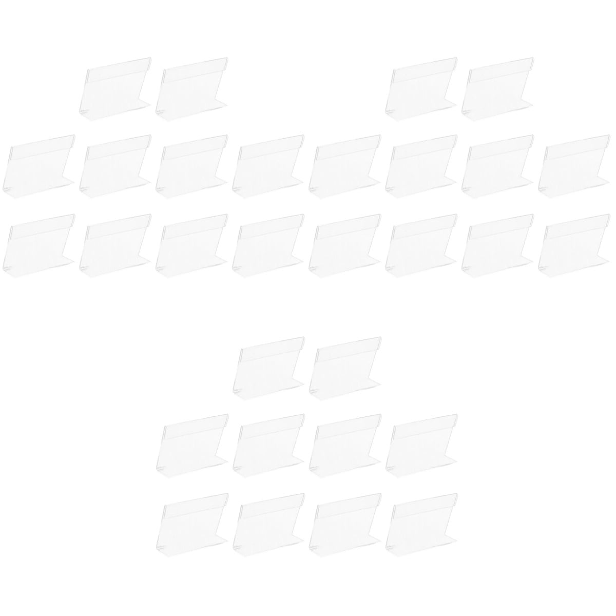 WORGEOUS 30 Pcs Acrylic Name Tag Acrylic Tags Acrylic Card Stand Desk ...