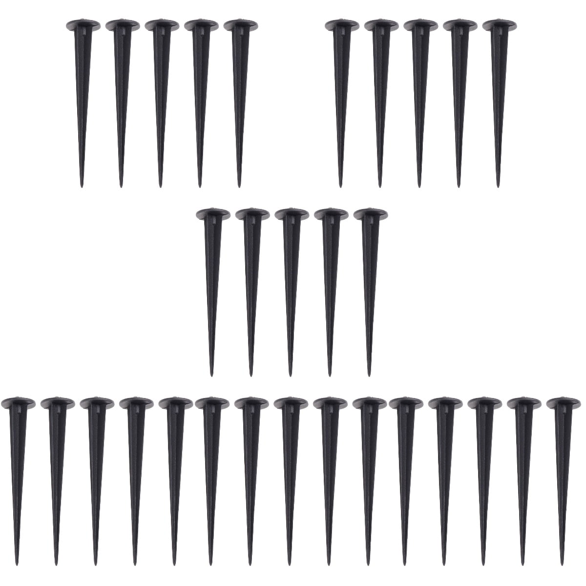 WORGEOUS 30 Pcs Aluminum Ground Spike Stakes Outdoor Landscape Lighting ...