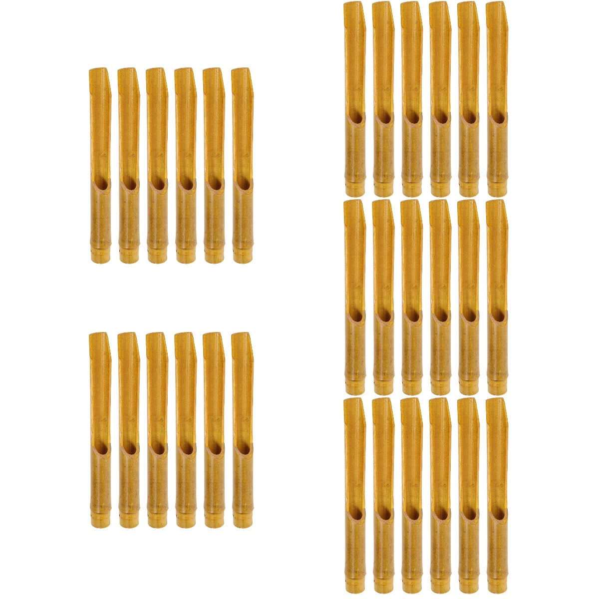 WORGEOUS 30 Pcs Bamboo Wind Chime Wind Chime Making Tubes DIY Wind Bell ...