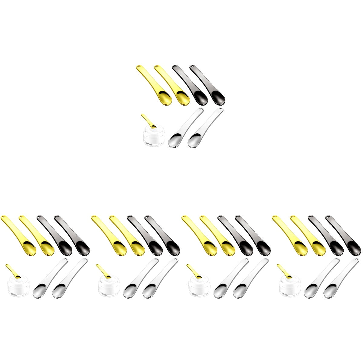 WORGEOUS 30 Pcs Cosmetic Spatulas Facial Cream Mask Mixing Spoons ...