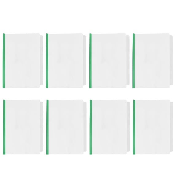WORGEOUS 30 Pcs Report Folders Student Draw Rod Folders Transparent ...