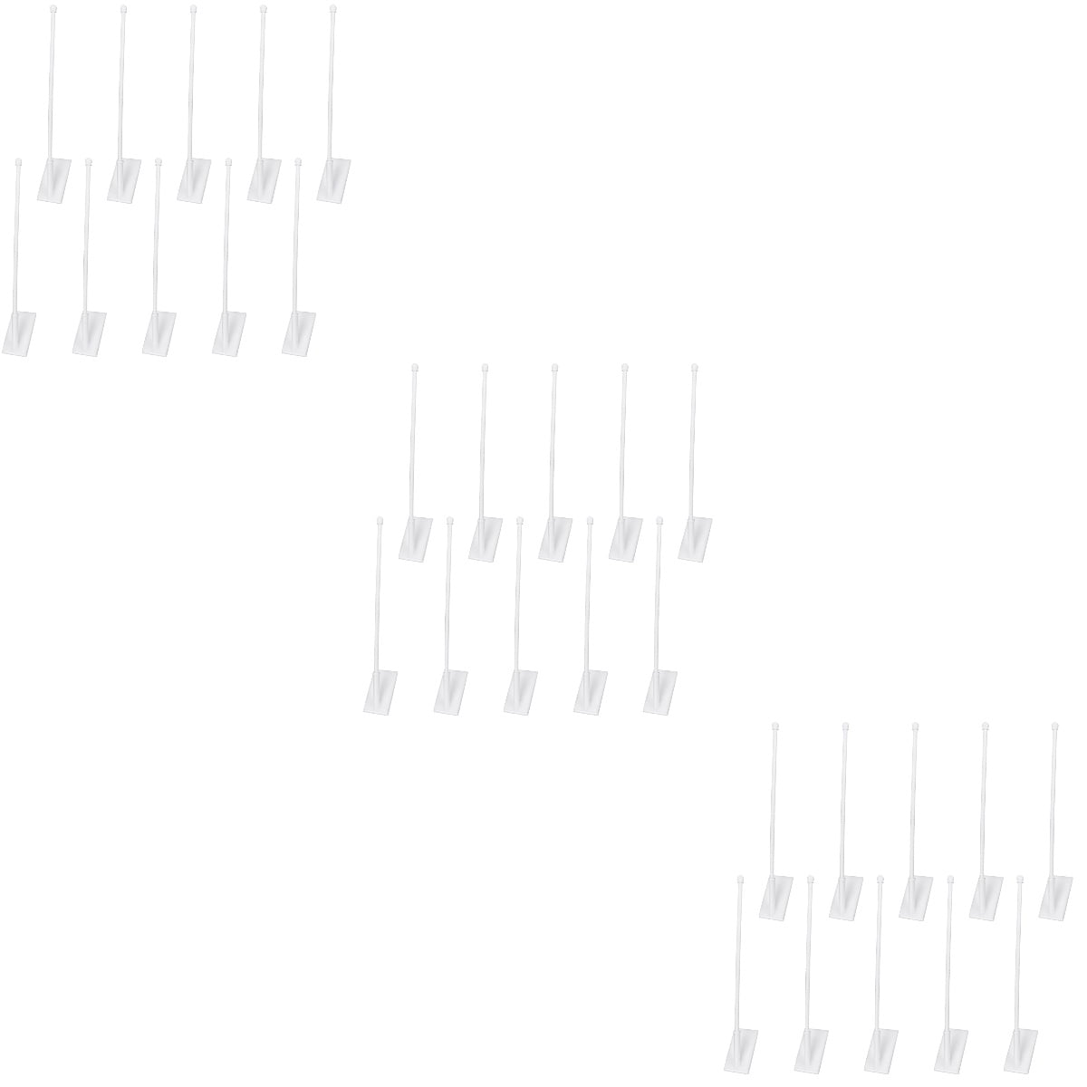 WORGEOUS 30 Pcs Simple Car Window Flag Pole Portable Flagpole Banner ...