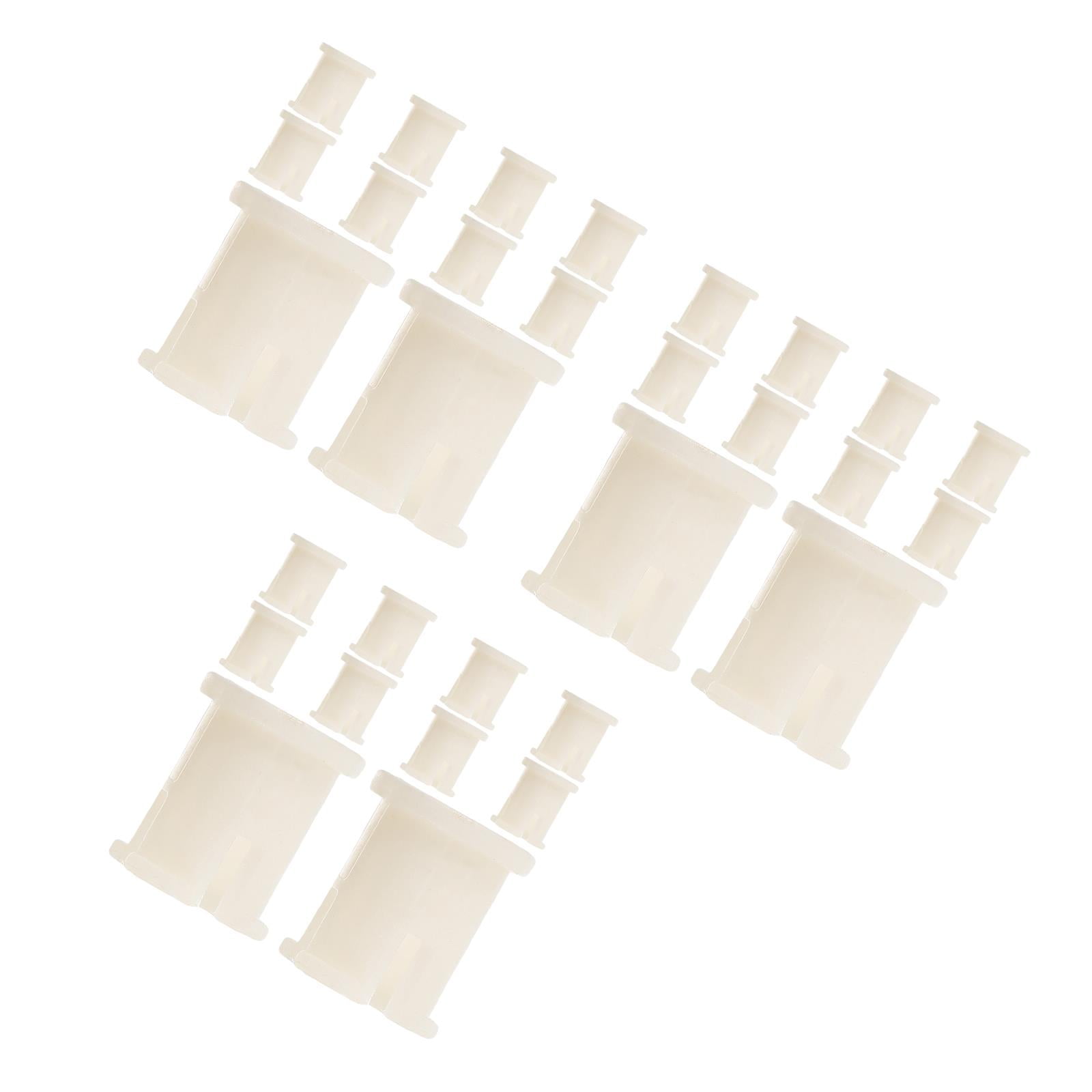 WORGEOUS 30 Pcs Small Wheel Sockets Swivel Caster Stem Sleeves Caster ...