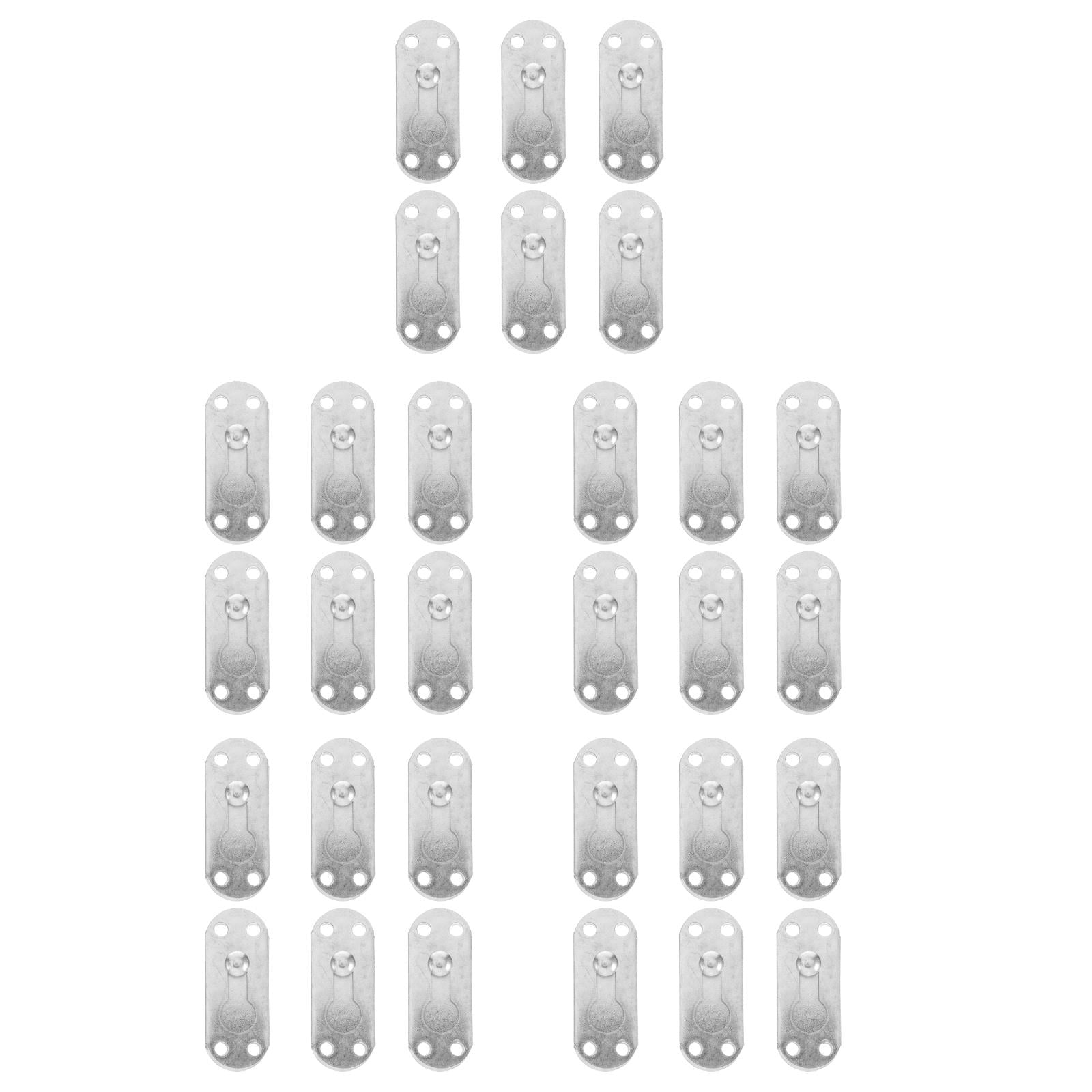 WORGEOUS 30 Sets Mount Bed Rail Brackets Bed Parts Bed Rail Support ...