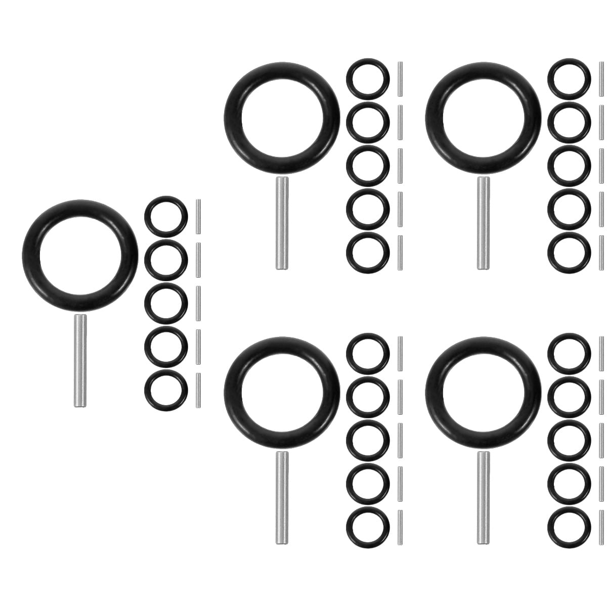 WORGEOUS 30 Sets Wrench Ring Electric Wrench Socket Retainer Ring Drive ...