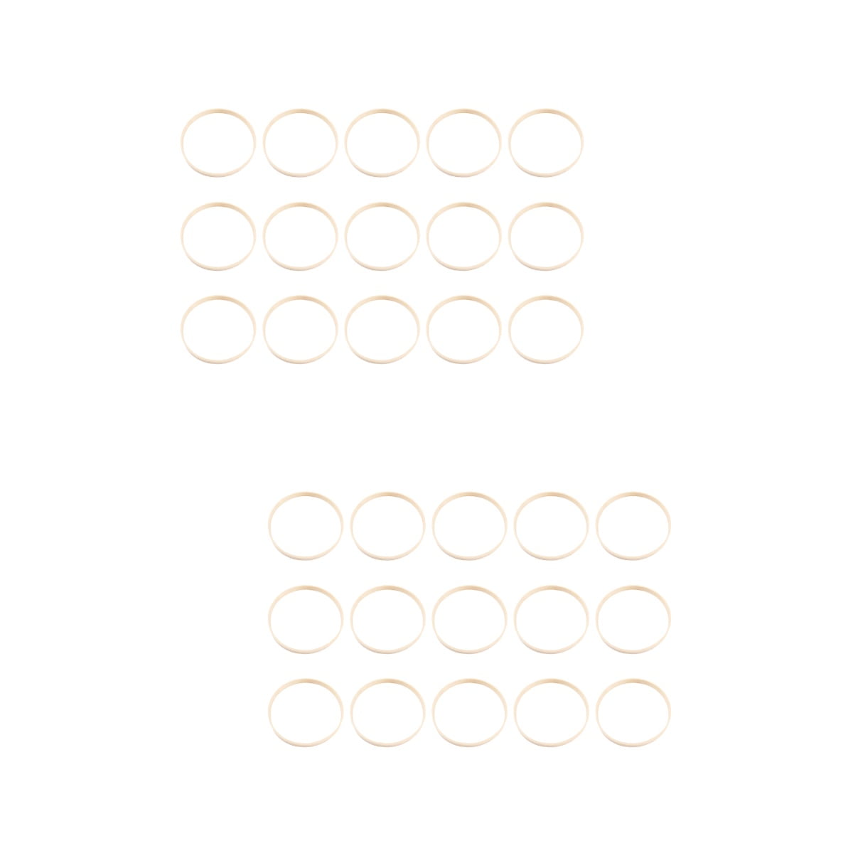 WORGEOUS 30 pcs Fan Frame Rings Dream Catcher Ring Creative Round ...