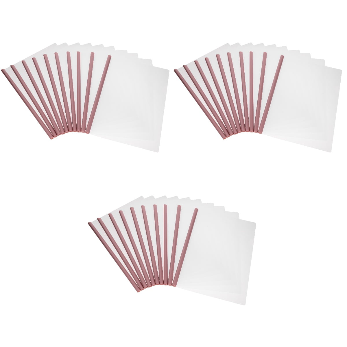 WORGEOUS 30 pcs File Folders with Sliding Bar Document Binder for ...