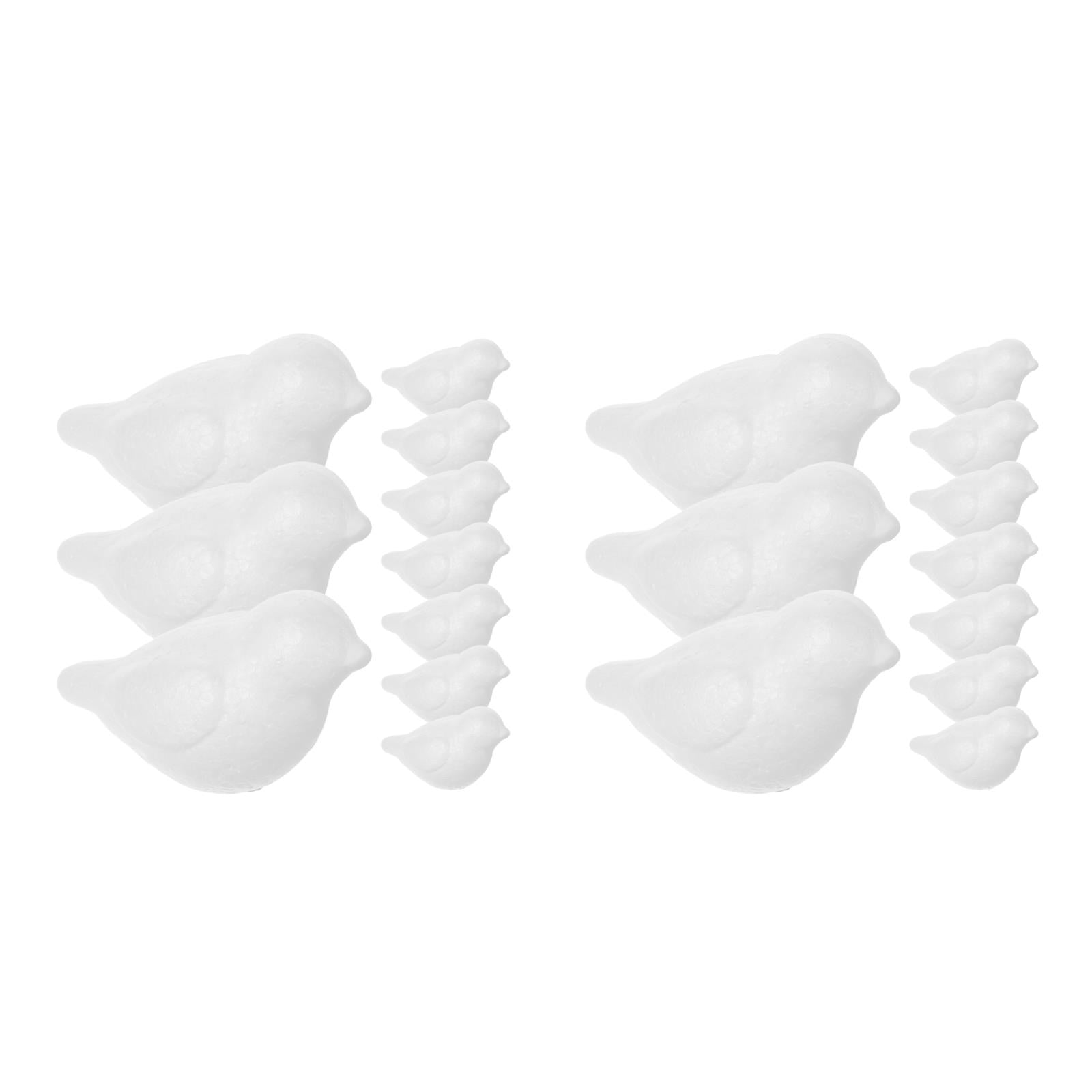 WORGEOUS 30 pcs Foams Bird Models Decorative Bird Model Diy Painting ...