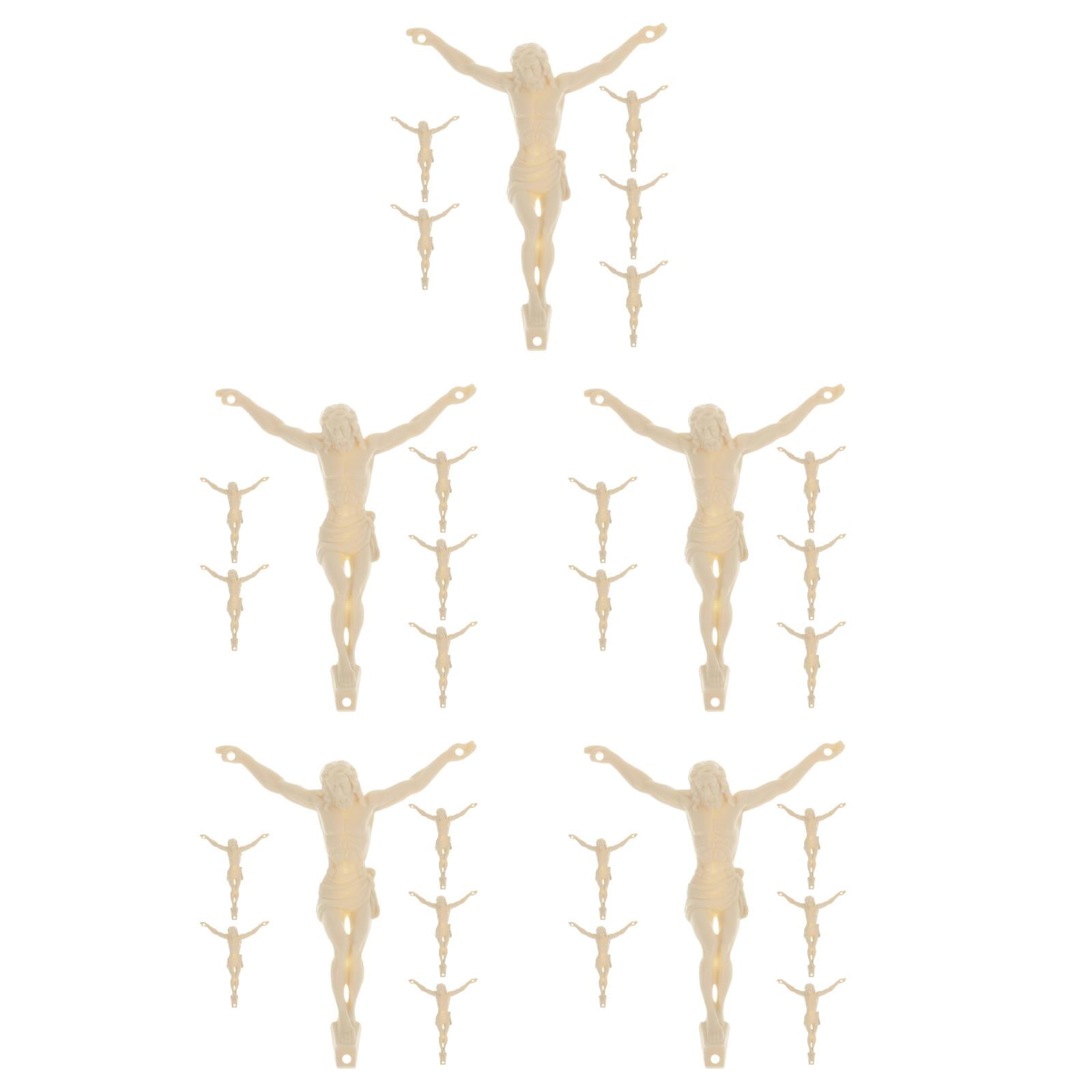 WORGEOUS 30 pcs Jesus Figurine Craft Plastic Jesus Model Sculpture Diy ...